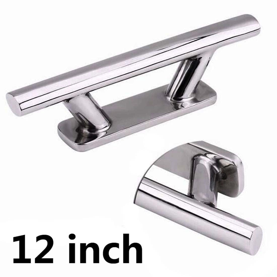 12inch 316 Stainless Steel Boat Cleat Mooring Dock Deck Rope Cleat for ...