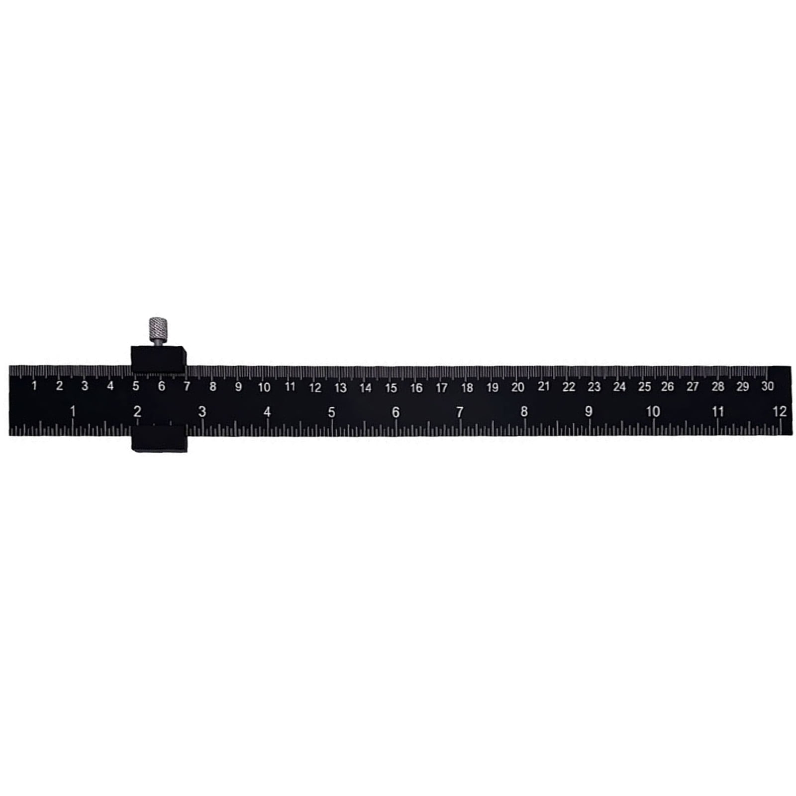 12inch Aluminum Position Ruler for Easy Carry Featuring Double Scale ...