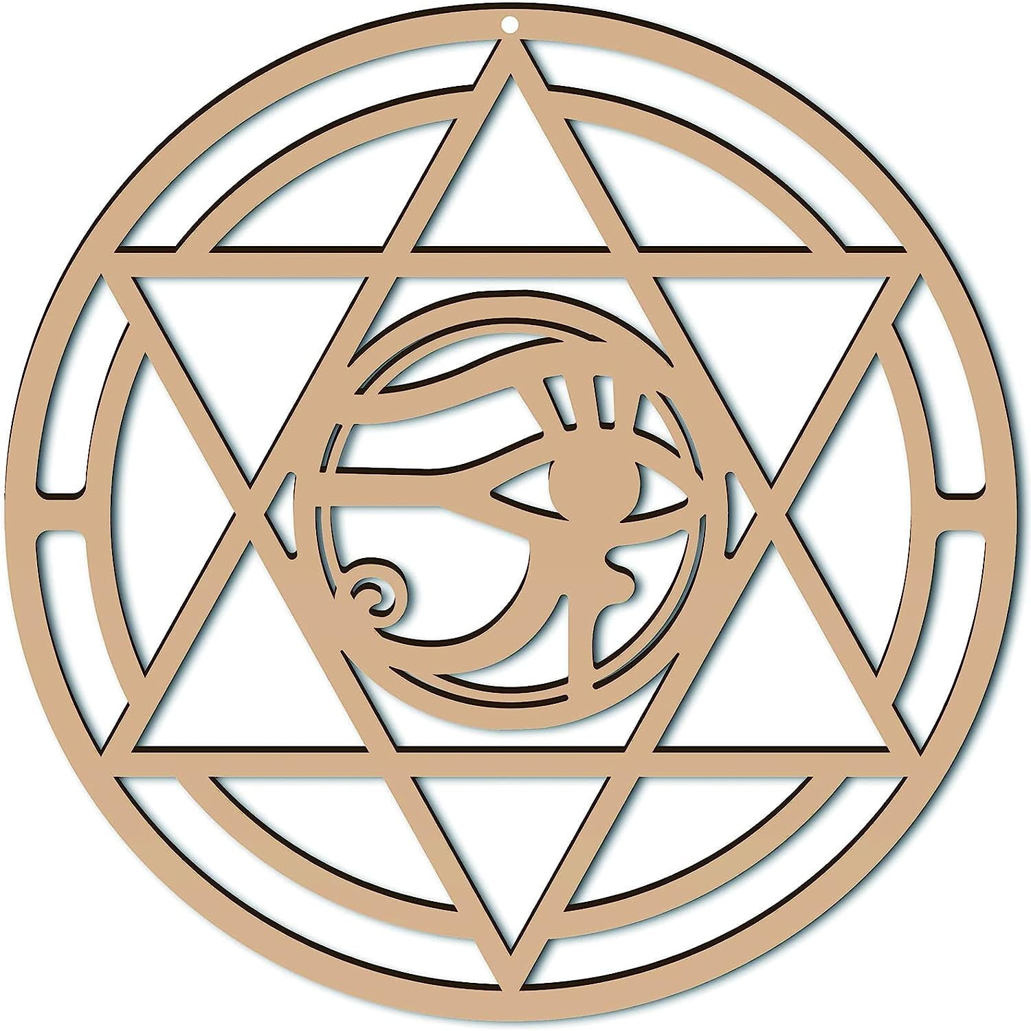 12inch Ancient Ankh Egyptian Eye of Evil Eyes Symbol Wall Art Crystal ...