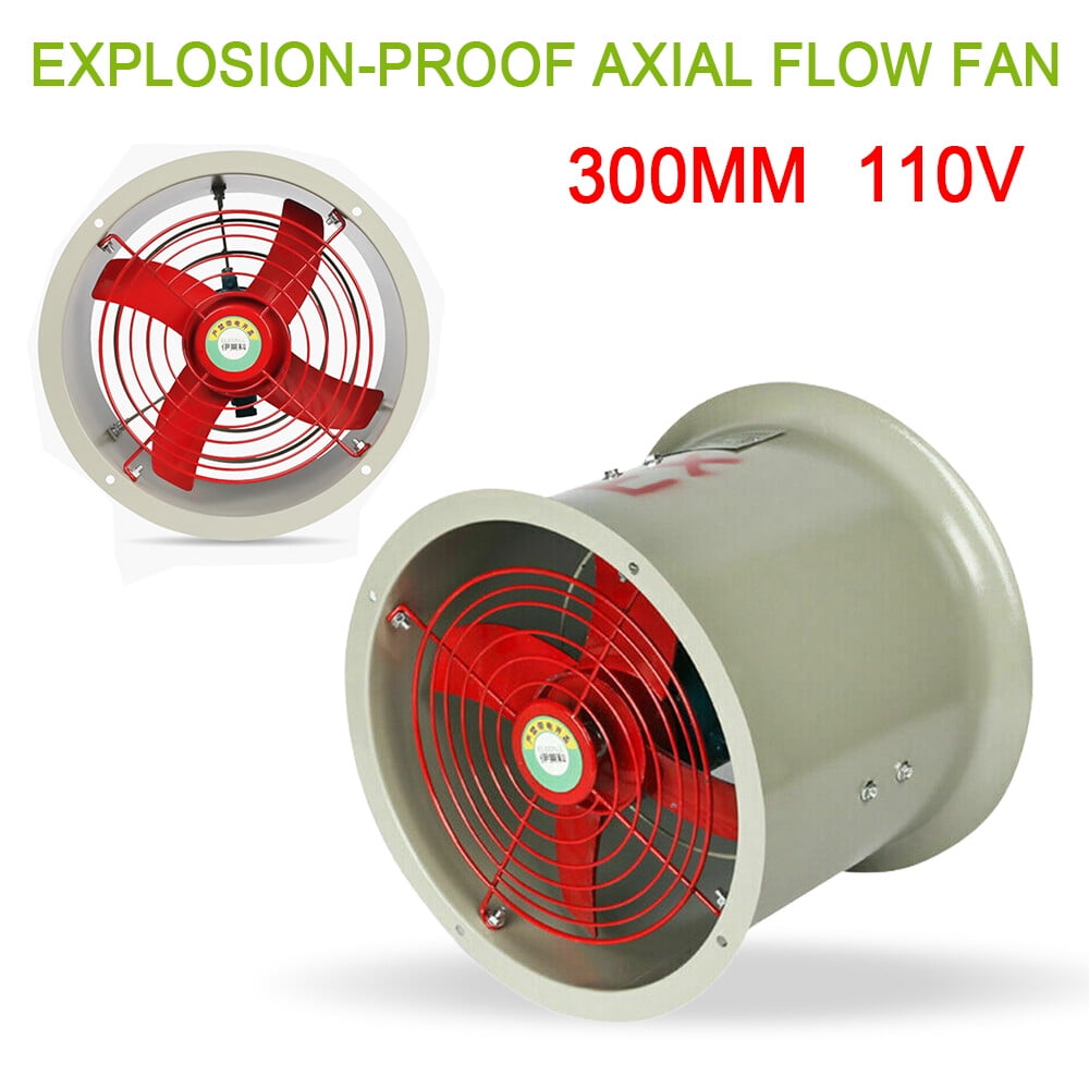 12inch Explosion-proof Axial Fan Pipe Spray Booth Paint Fumes Exhaust ...