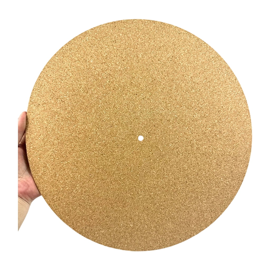 12inch Record Pad Soft Cork Nonslip Turntable Mat Pad Diameter 297mm ...