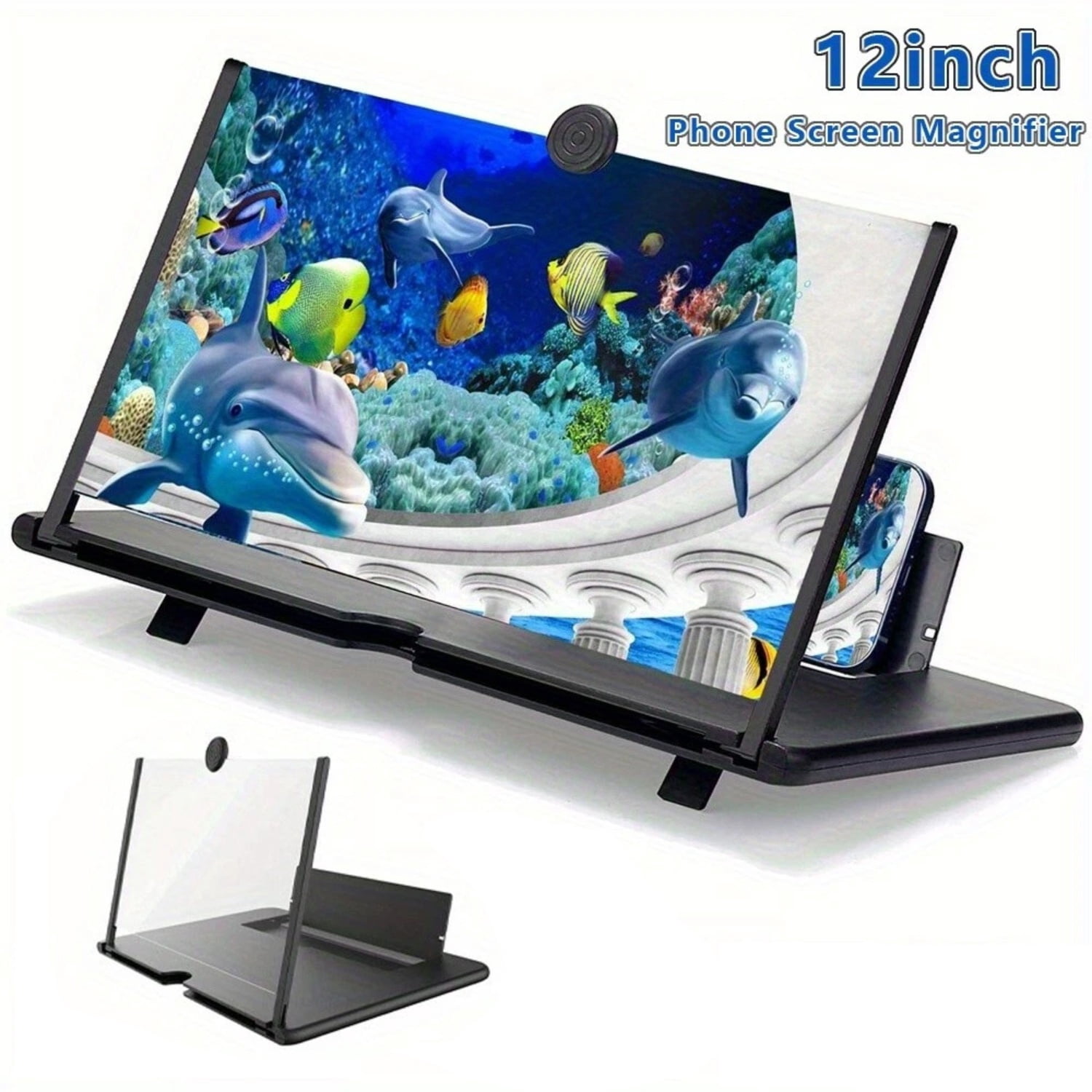 12inch Screen Magnifier for Cell phone Newest Version 3D Ultra Video ...