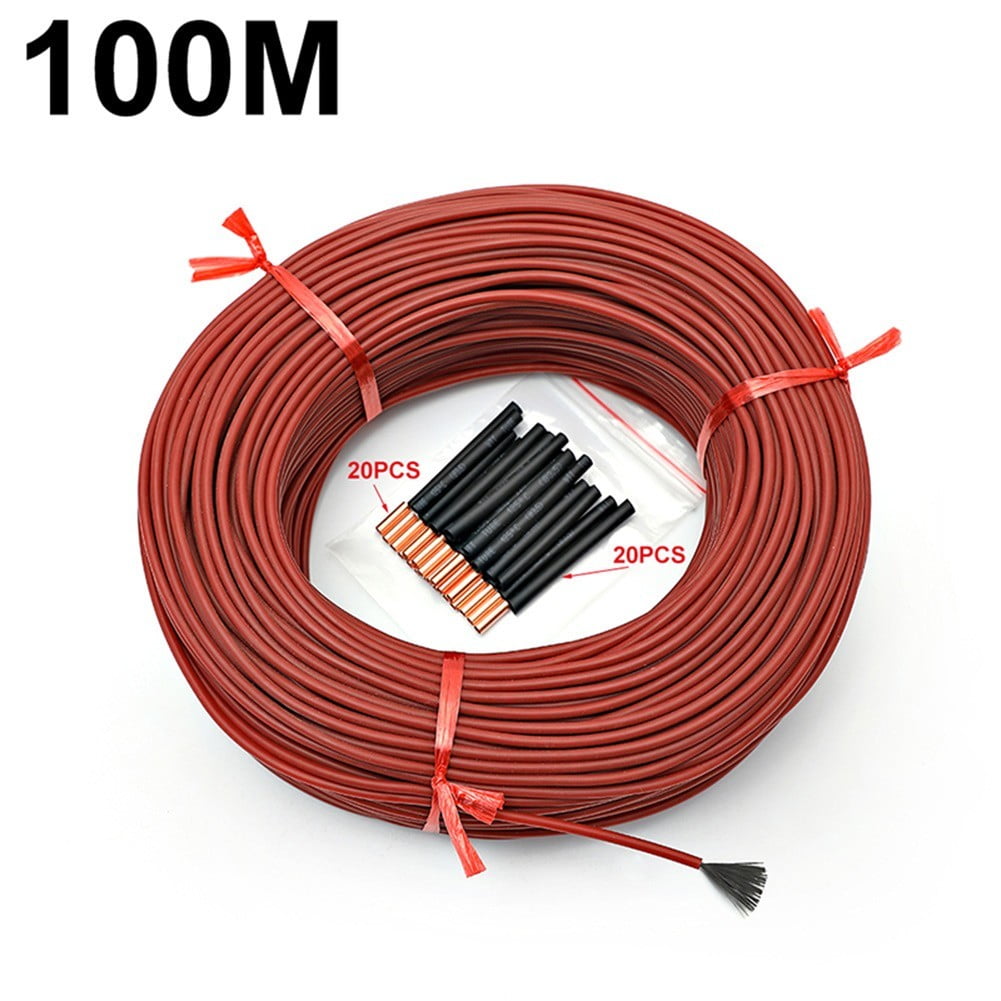 12k 33 ohm carbon fiber heating wire far infrared silicone heating ...