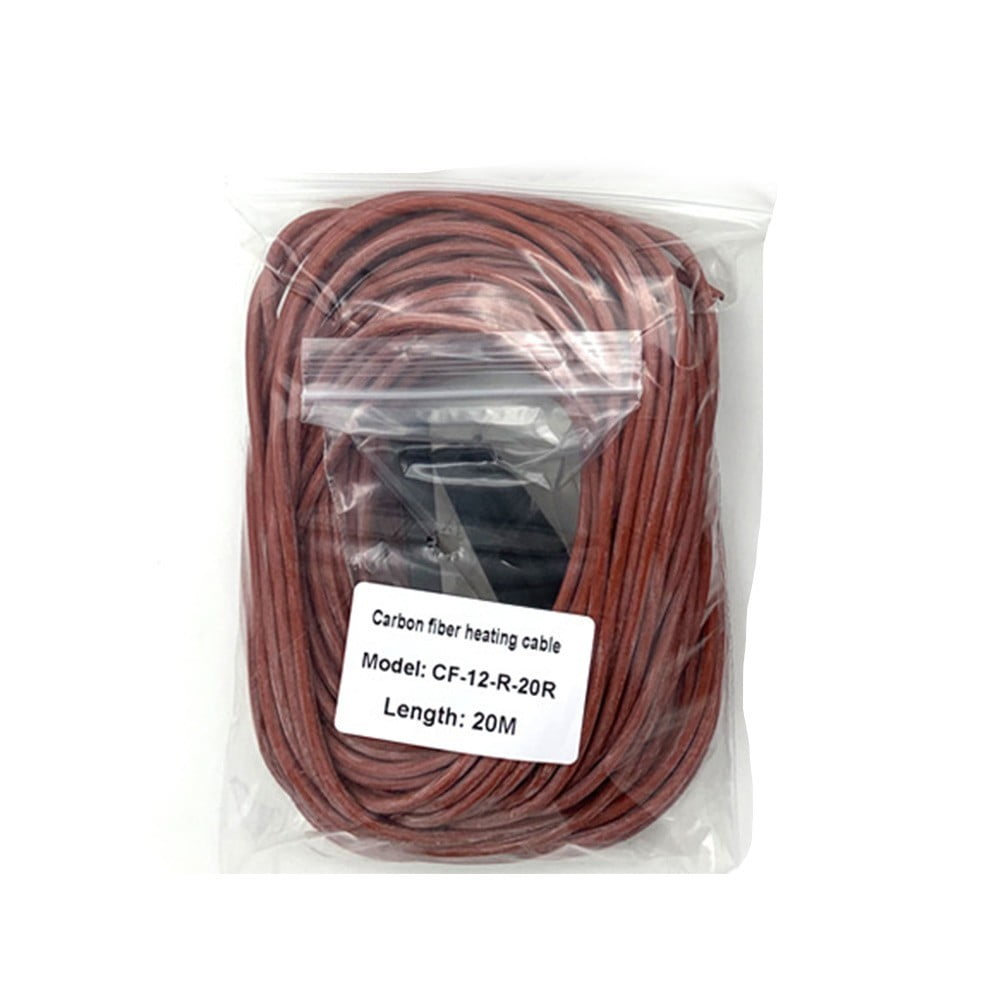 12k 33 ohm carbon fiber heating wire far infrared silicone heating ...