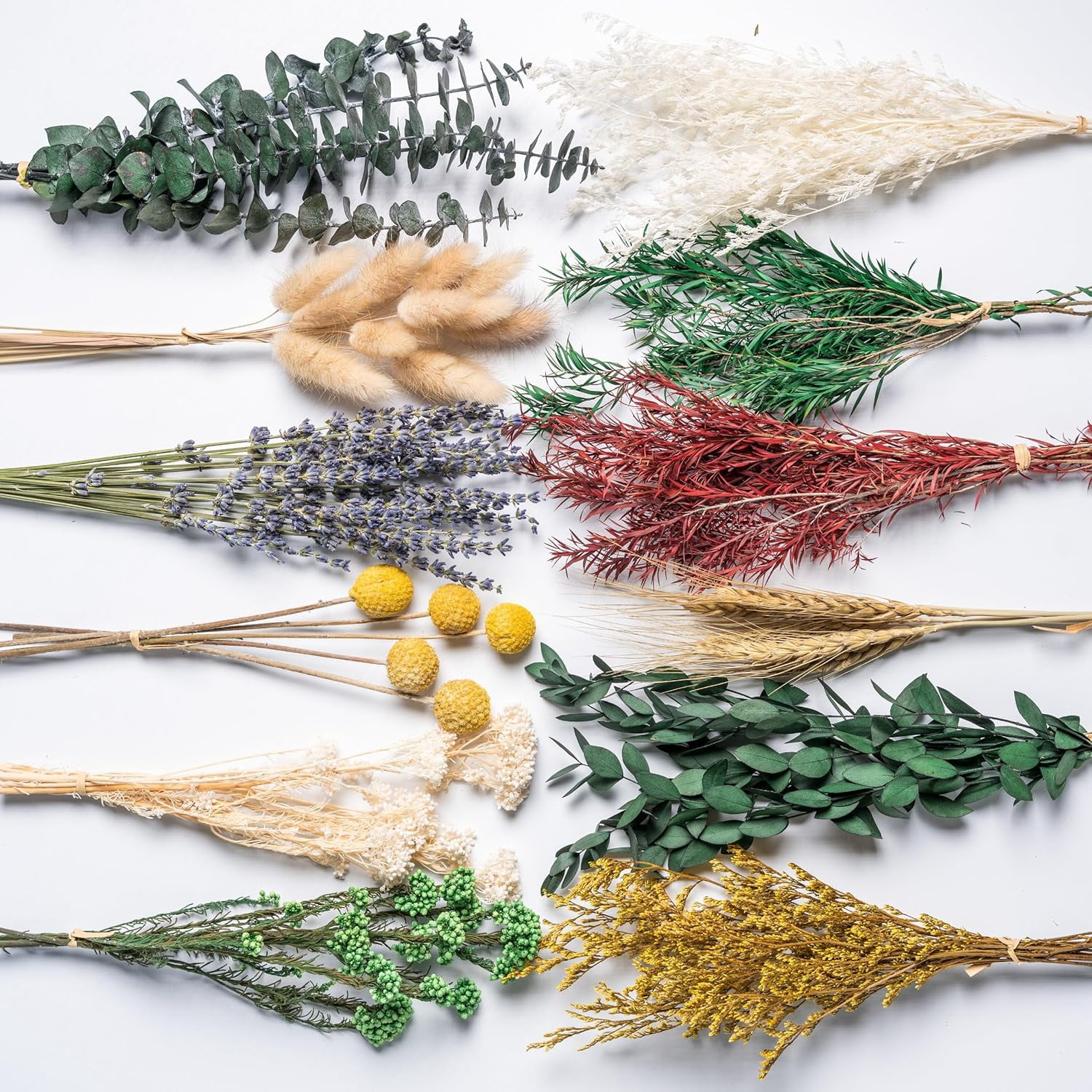 12kinds Natural Dried Flowers DIY kit ,10~12inch,Handpicked Including ...