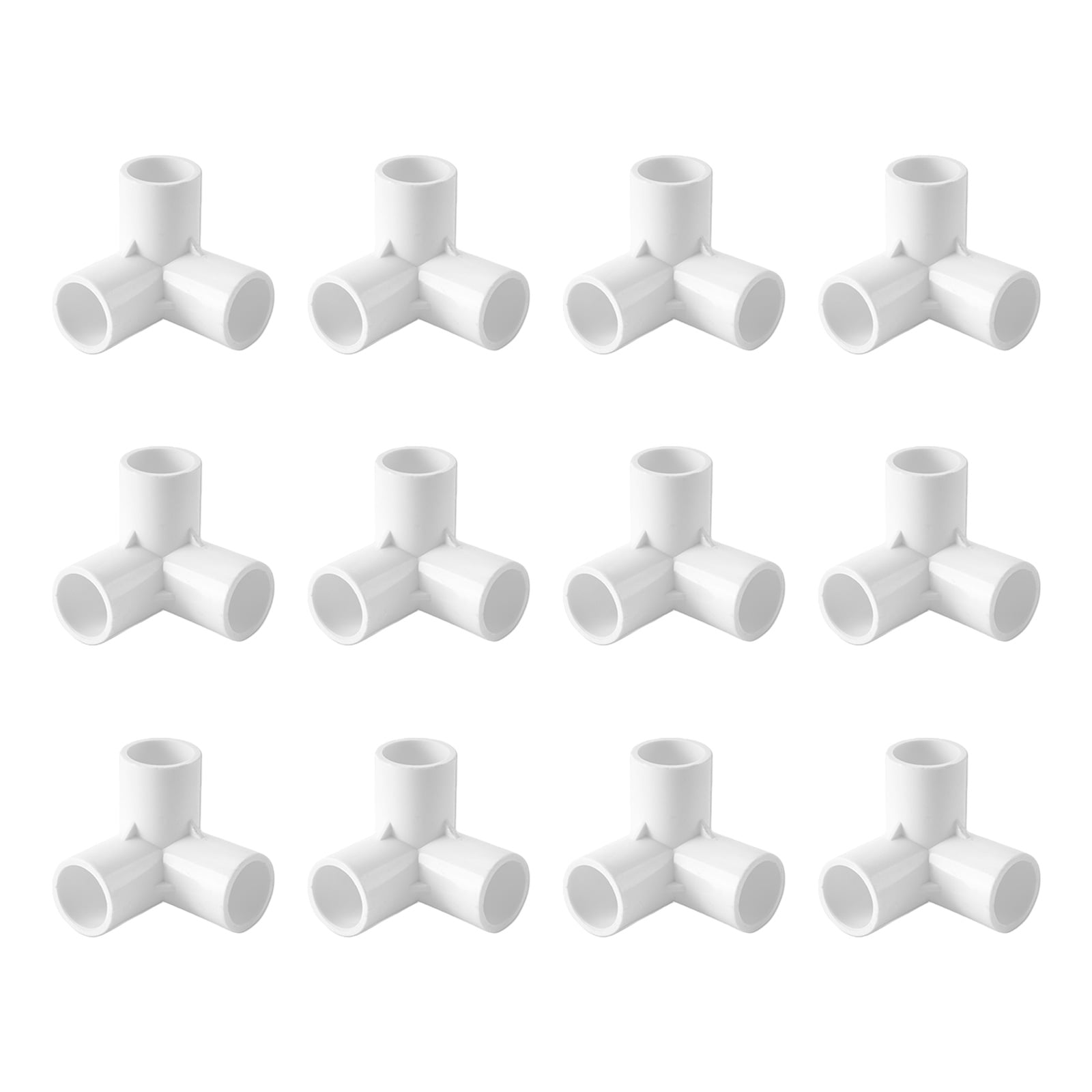 12lots Durability Water Pipe Connectors Elbow Corner Side Outlet Tees ...