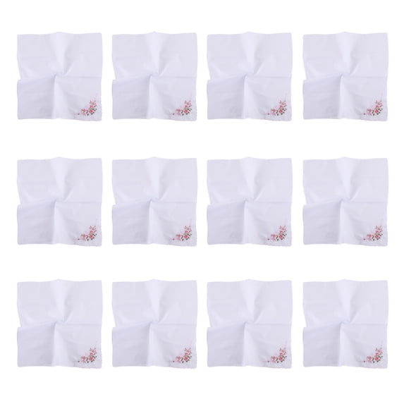 12lots Durability and Soft Handkerchief Fashion Luxurious Handkerchief ...