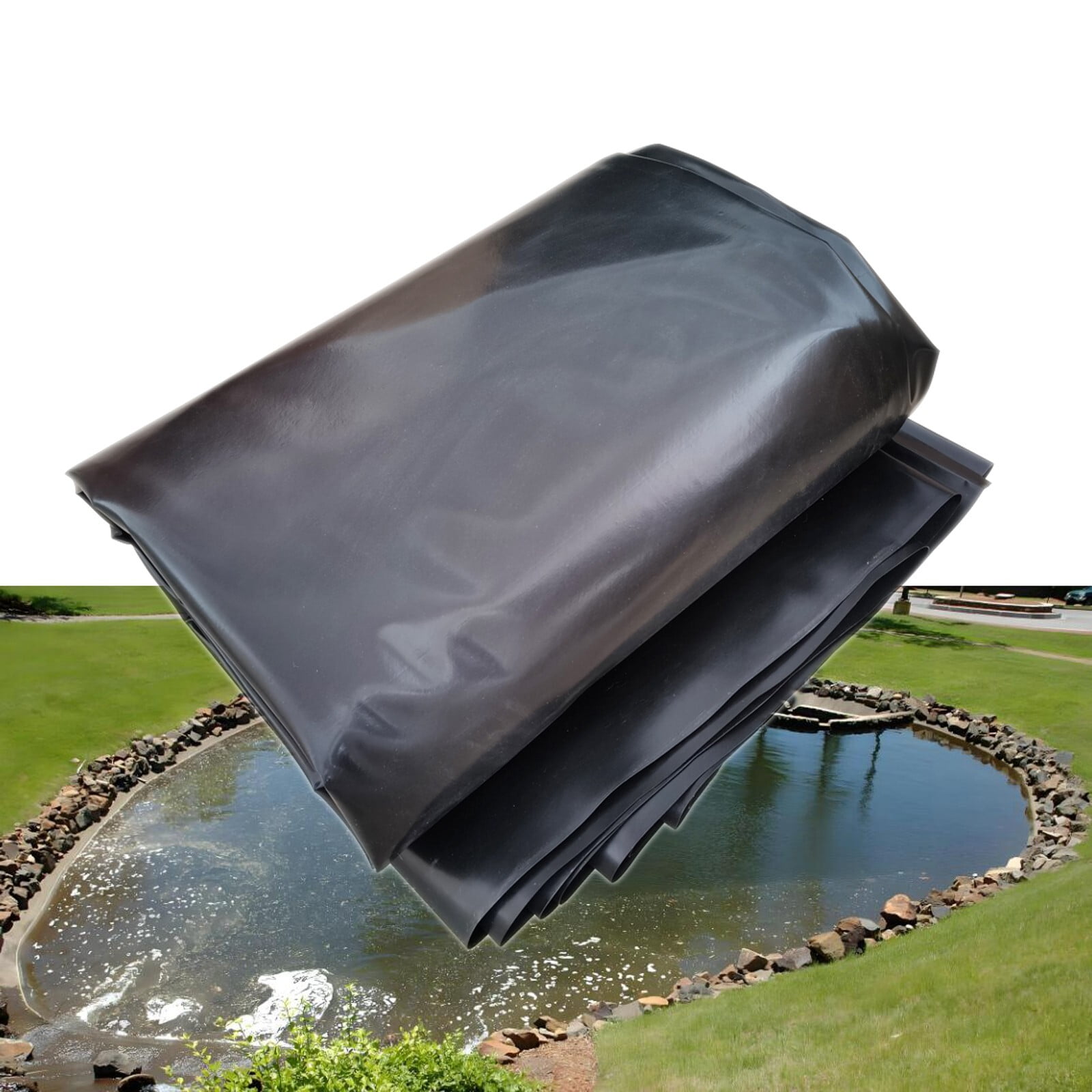 12mil 20' x 30' Fish Pond Liner HDPE Reinforced Gardens Pools ...