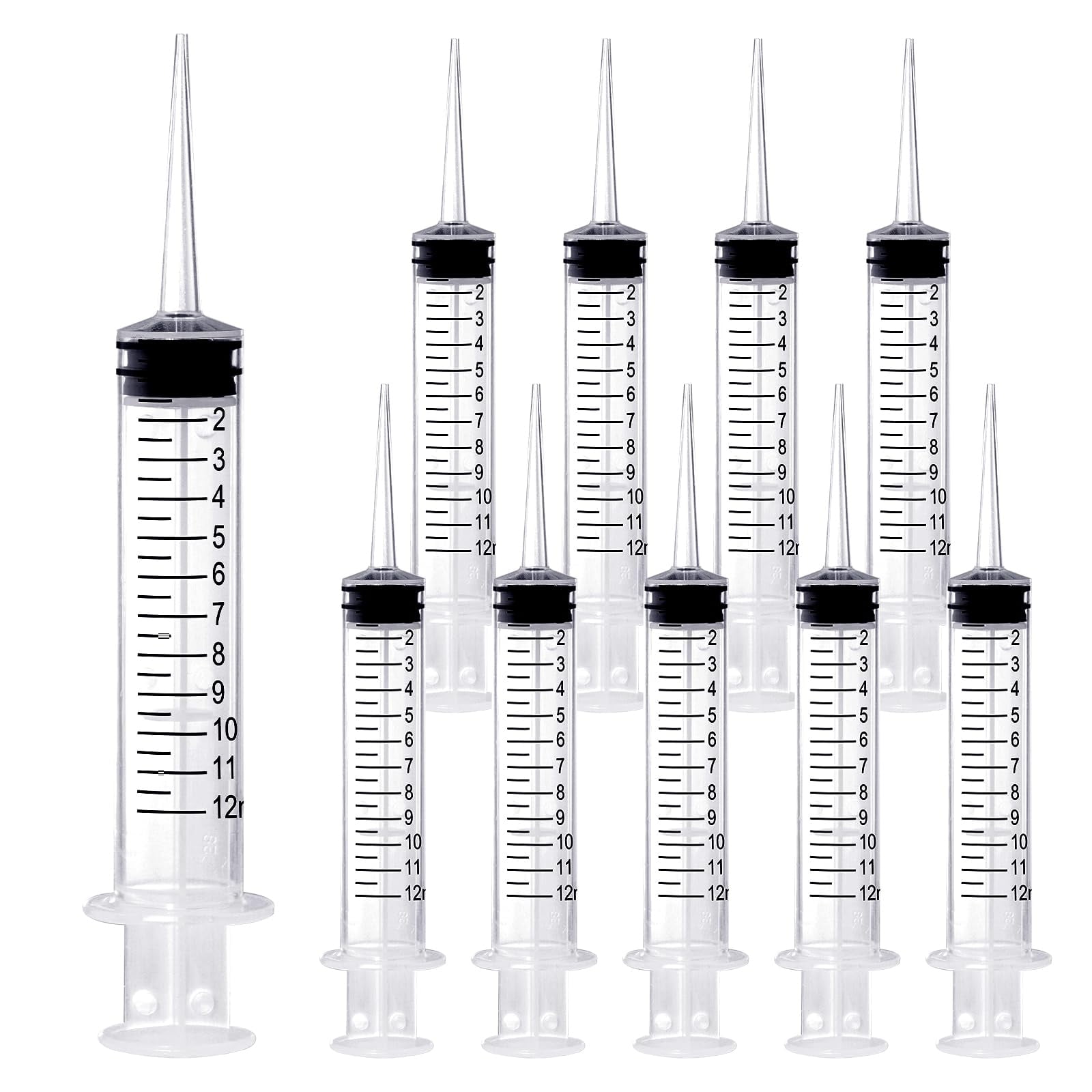 12ml Dental Syringe with Measurement, Sterile Individually Package ...