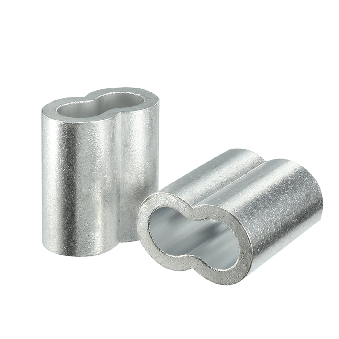 12mm 1/2-inch Cable Wire Rope Aluminum Sleeves Clip Crimping Loop 4pcs ...