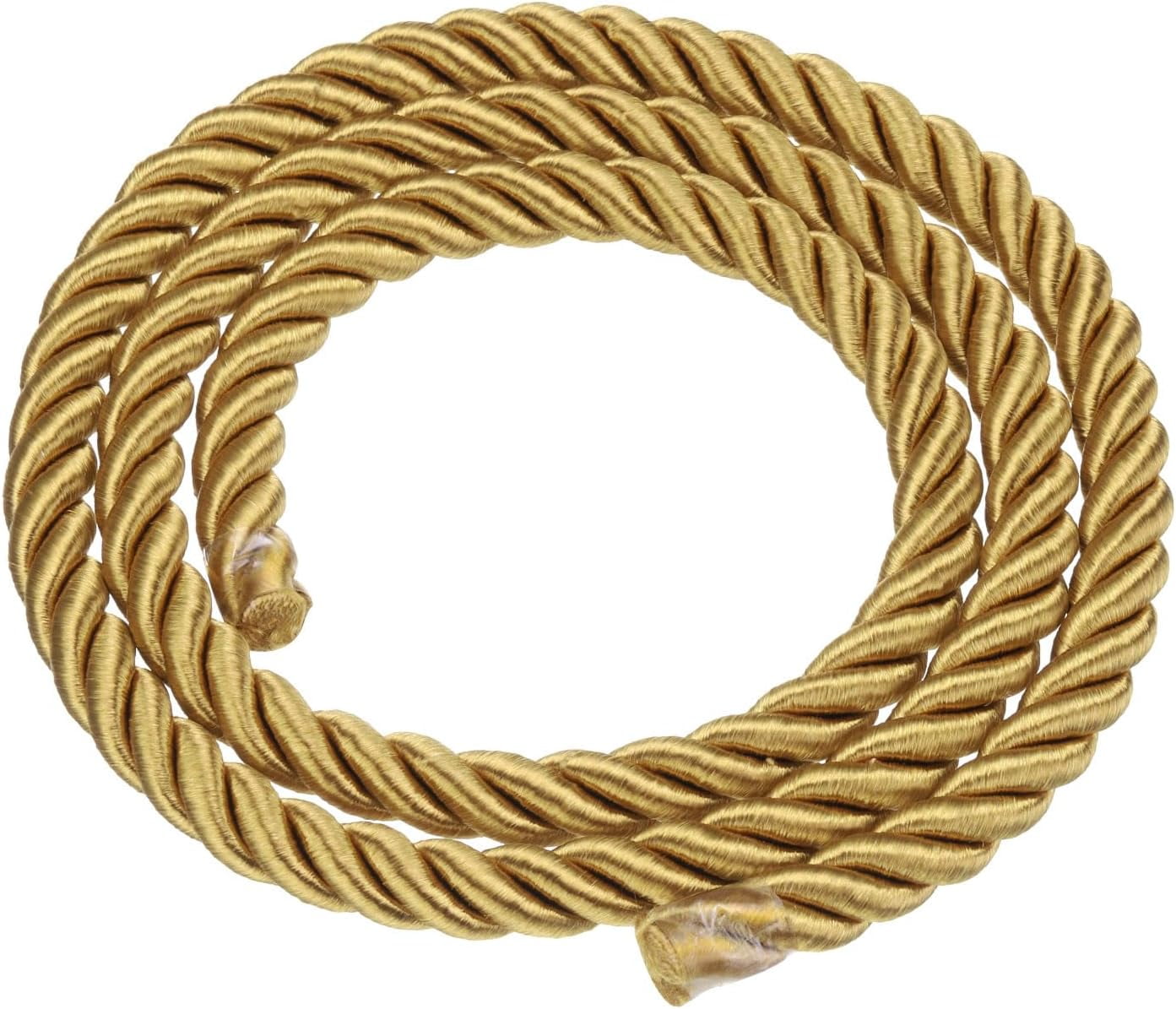 12mm/1 Yard Nylon Twisted Trim Cord Rope, Golden Yellow - Walmart.com