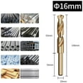 12mm-20mm 1/2 Small Shank Drill Bit Metal Woodworking Cobalt Drill Hole ...
