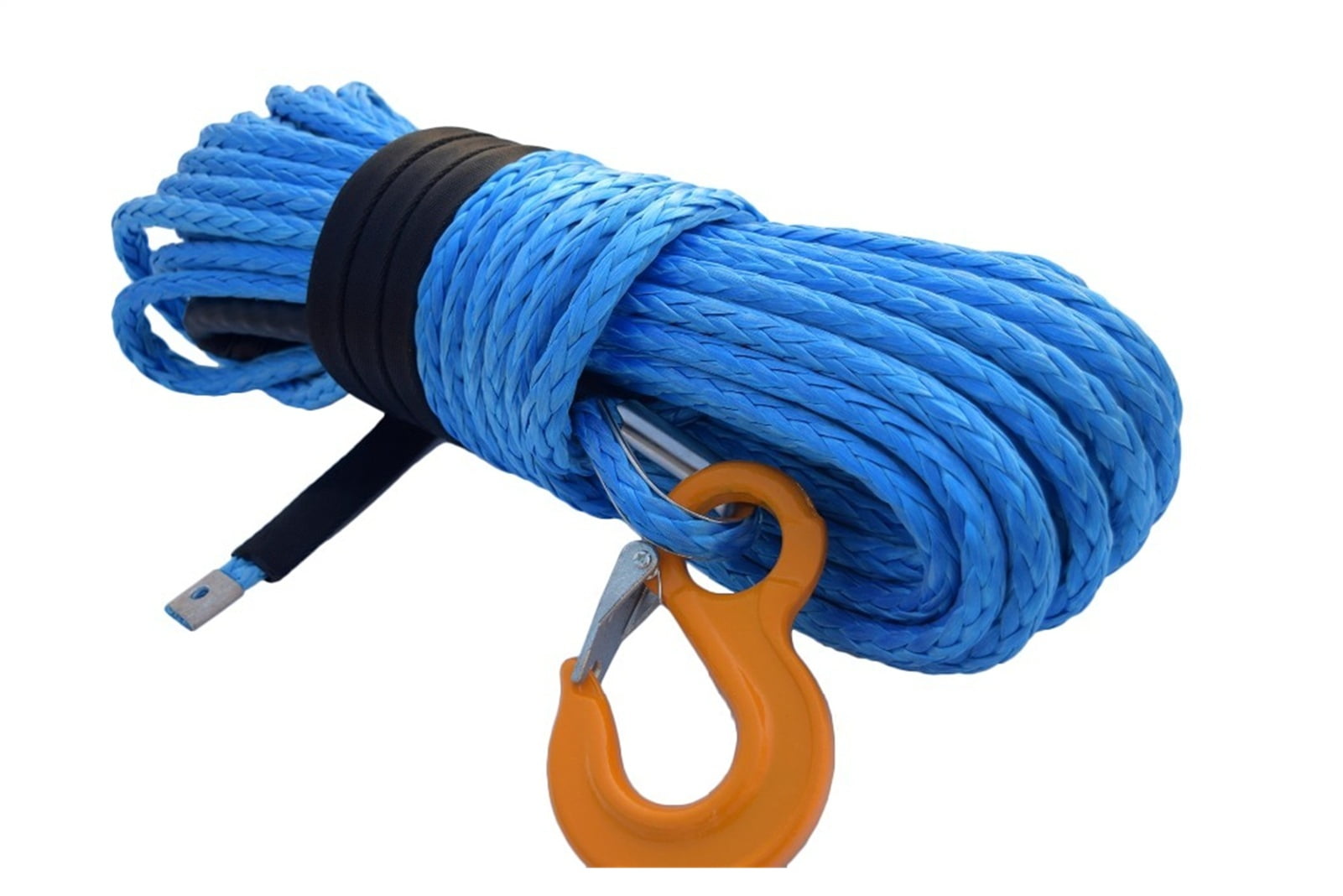 12mm*30m Blue Synthetic Winch Cable,Plasma Winch Rope For Electric ...