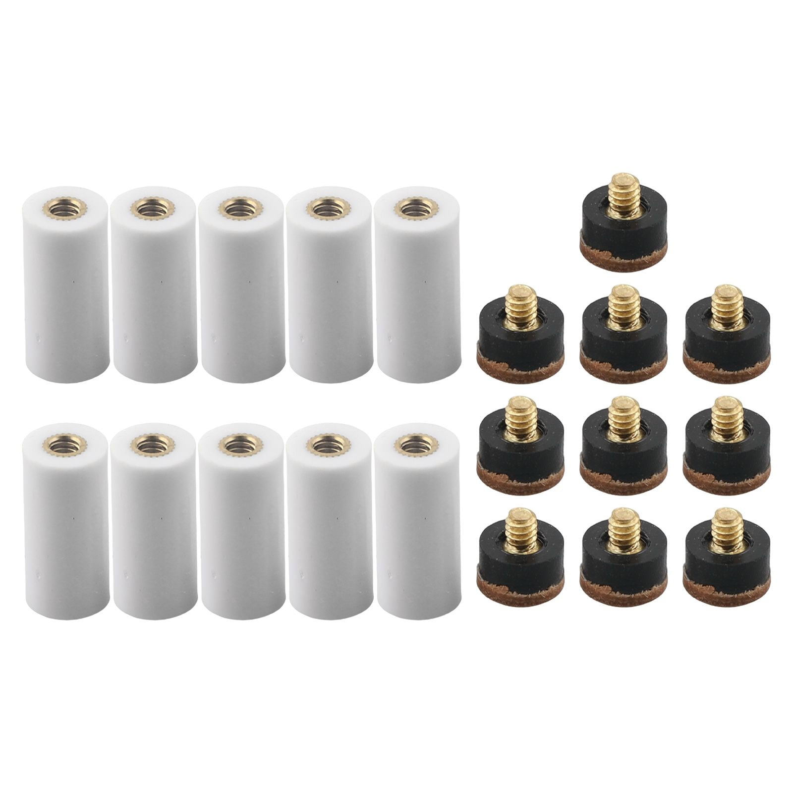 12mm Billiard Cue Tips Billiard Repair Kit Complete Replacement Set ...