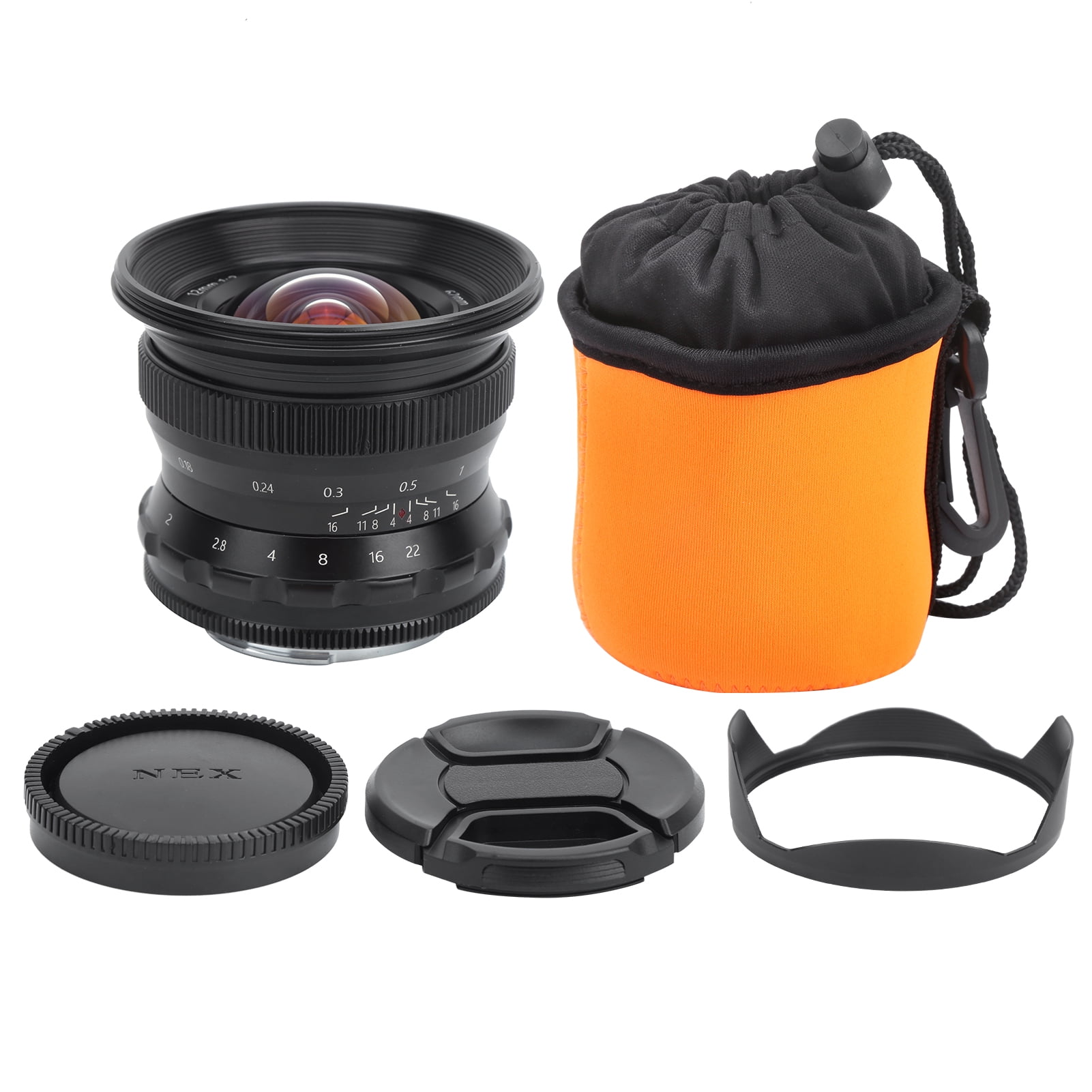 12mm F2 FX Mount Wide Angle Large Aperture Fixed Focus Fisheye Scenery ...