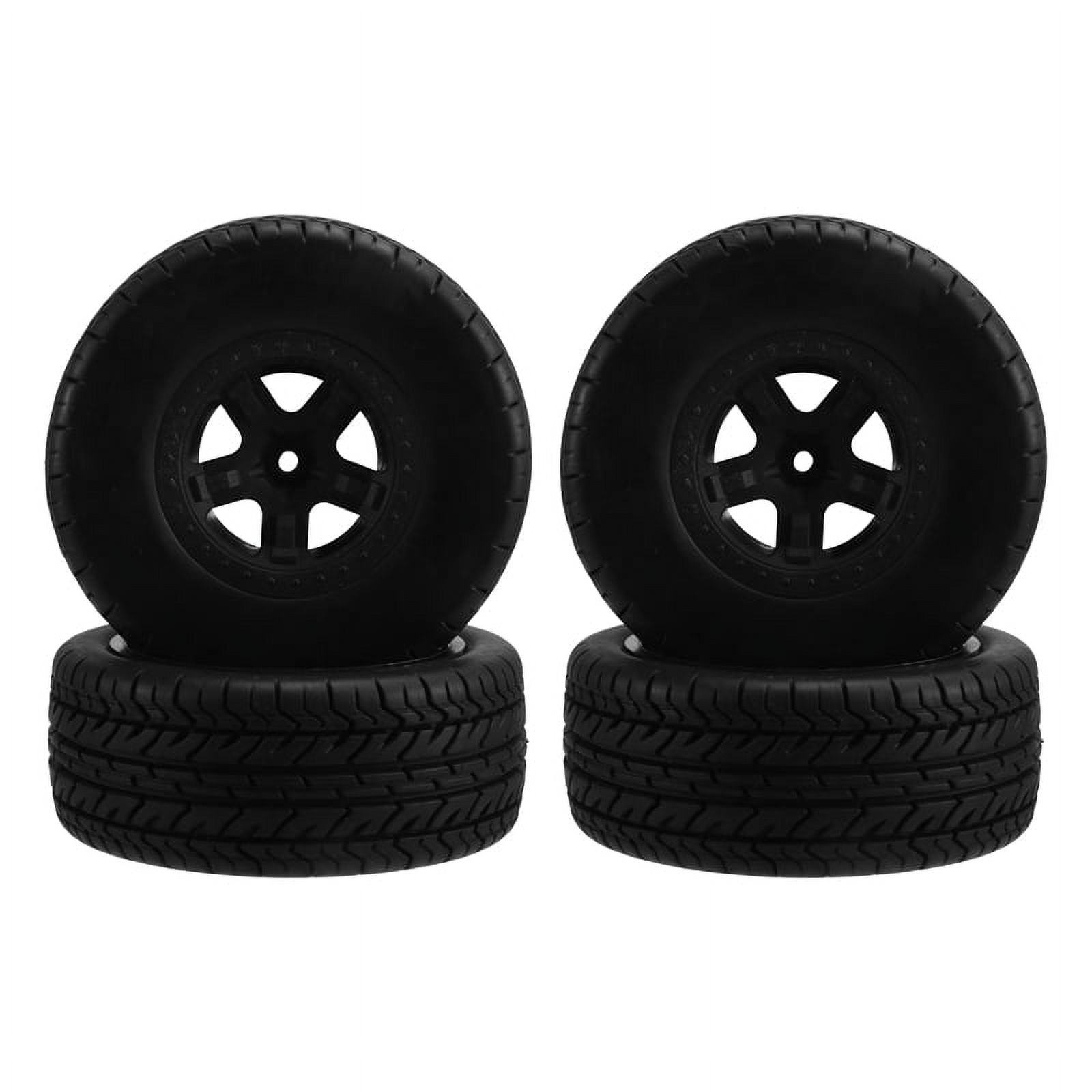 12mm Hex RC Wheels and Tires 1/10 Scale RC Truck Tires and Wheels for ...