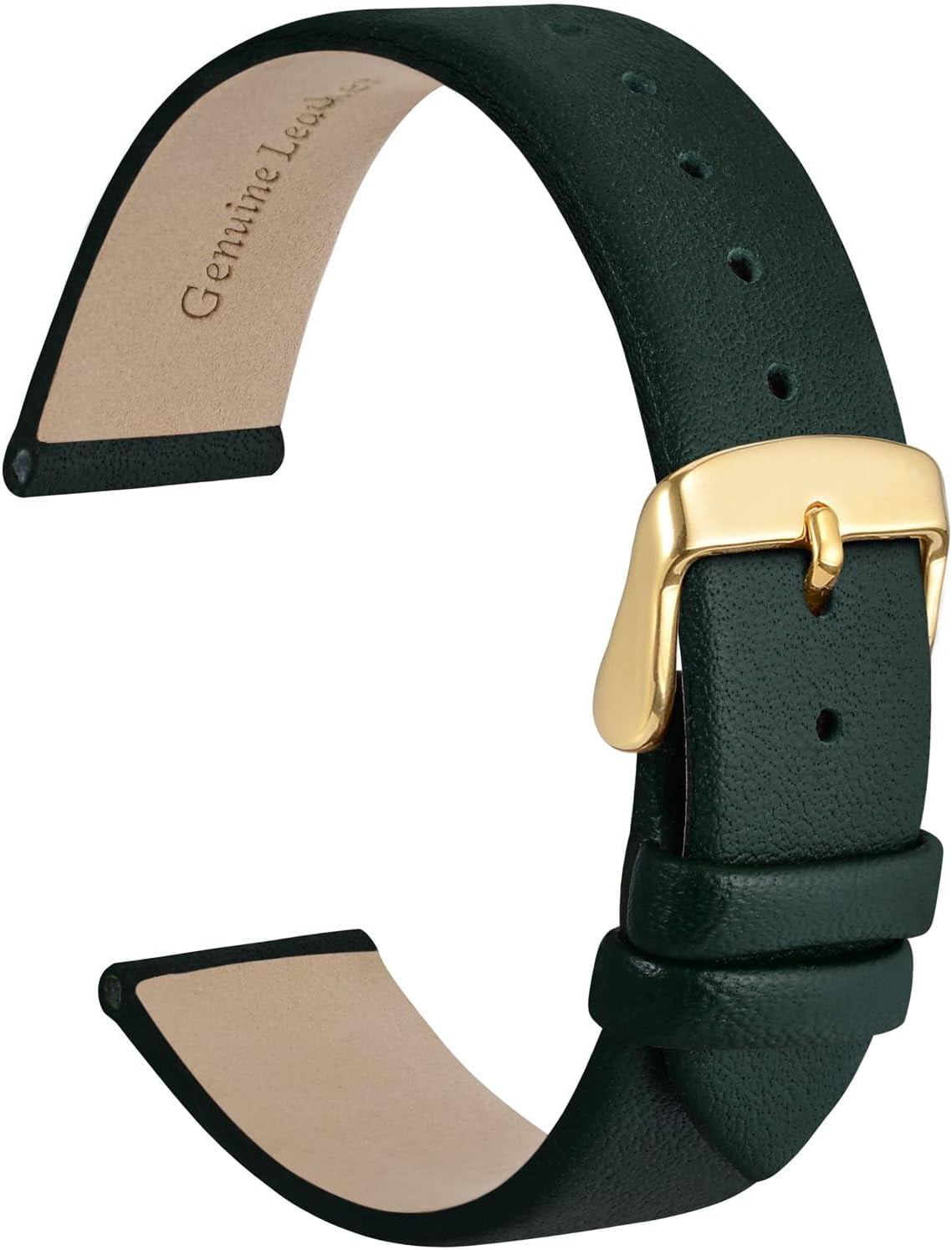 12mm Lug Width, Elegant Watch Band, Genuine Leather Replacement Strap ...