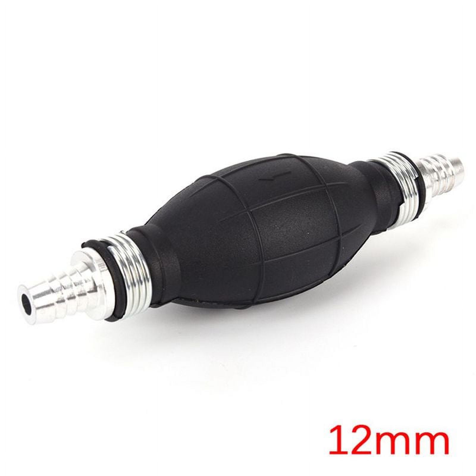 12mm-Manual Fuel Pump Rubber Aluminum Hand Primer Oil Gasoline Petrol ...