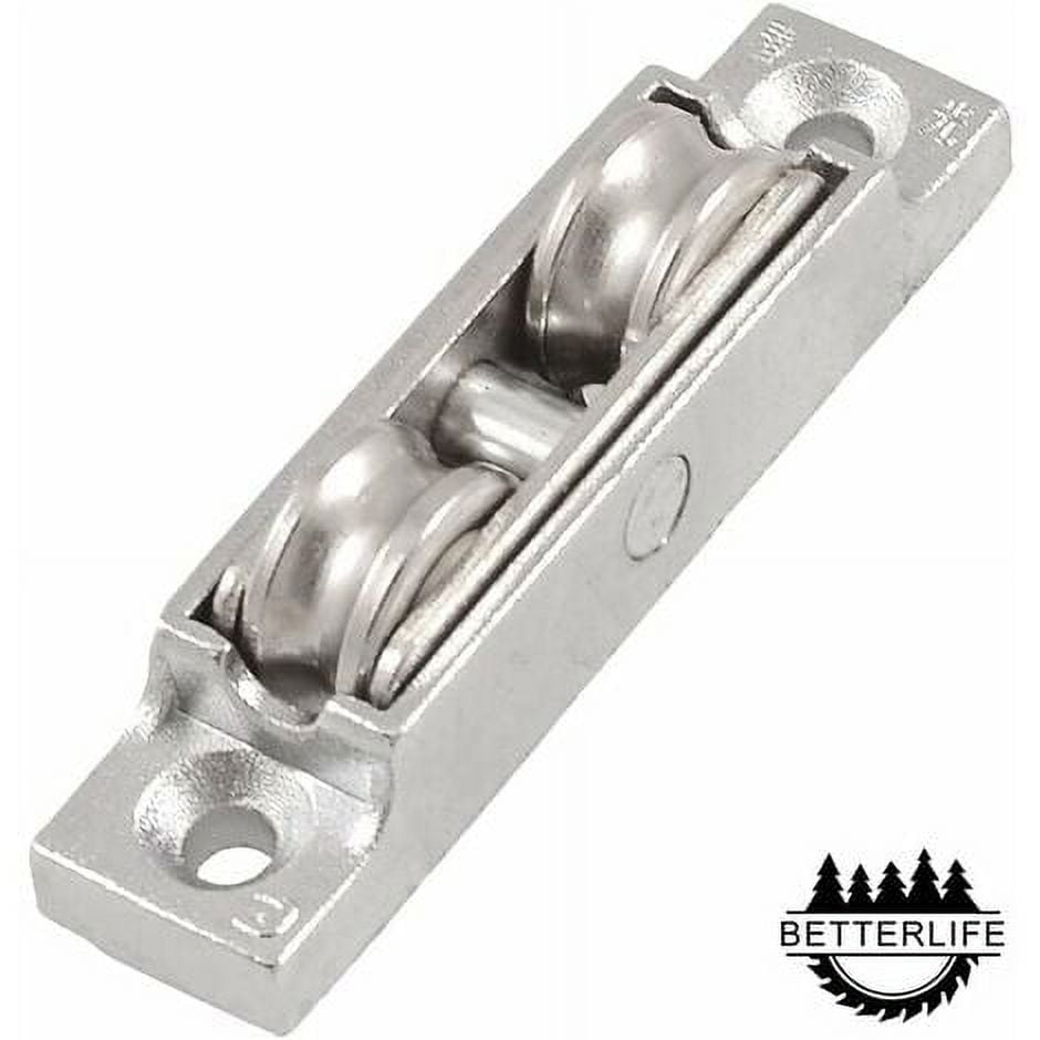 12mm Metal Axles, Double Wheel Pulley for Sliding Window Caster ...