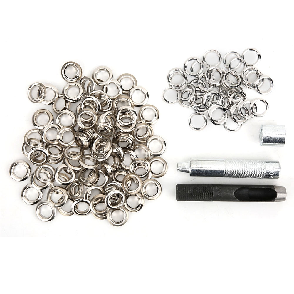 12mm Metal Eyelets Rivets Brass Eyelet Grommet Kit Shoes Bag Clothes ...