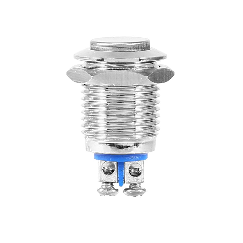 12mm Momentary Push Button,Waterproof Stainless Steel Self Locking Push ...