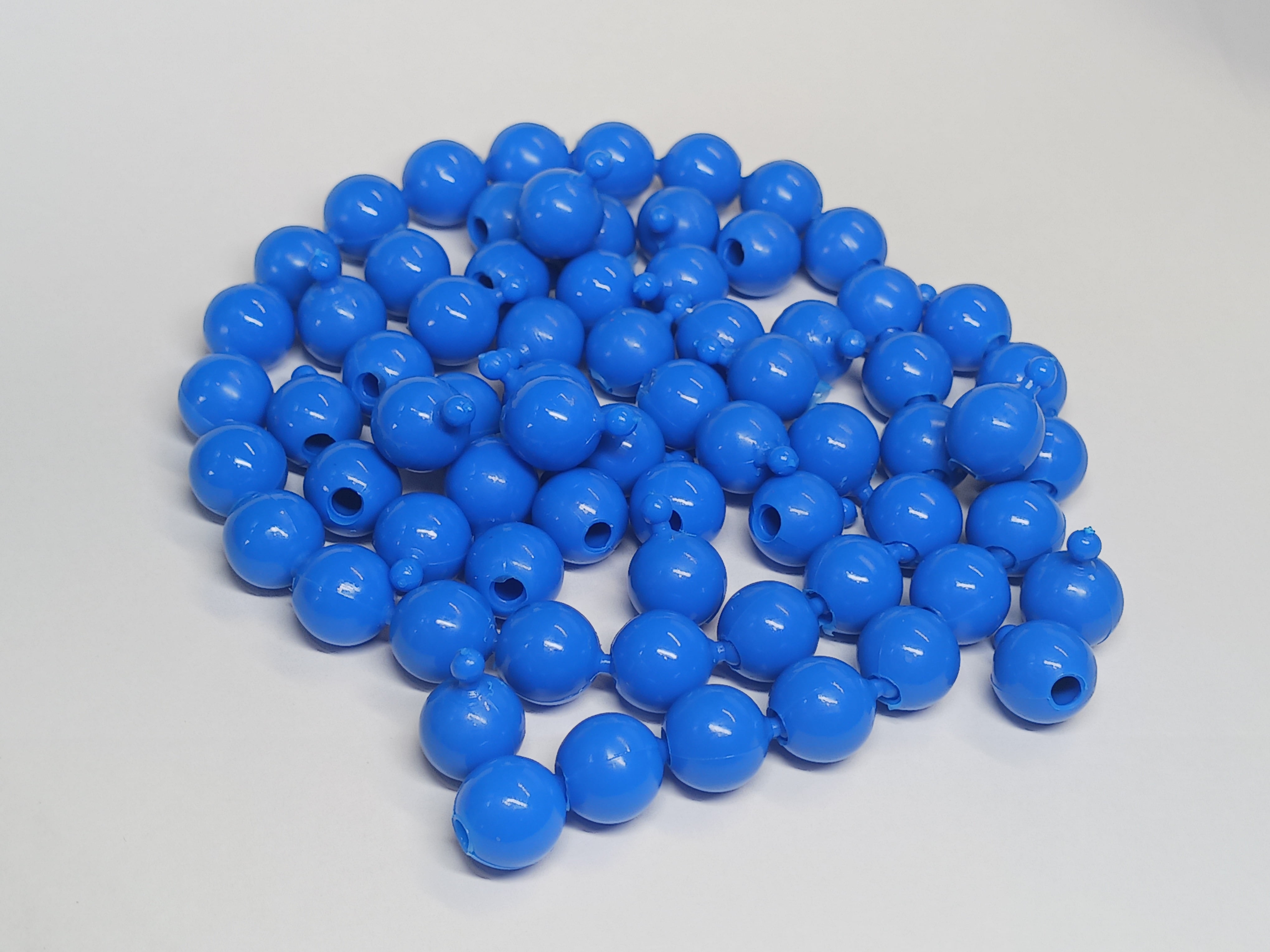 12mm Neon True Blue Color Pop Snap Craft Kids Beads 144pc. JOLLY STORE ...