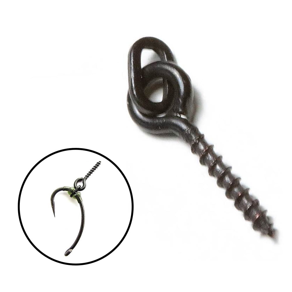 12mm Oval Loop Bait Metal Screws for Carp Fishing Tackle Pop Up Rigs Tools - Walmart.com