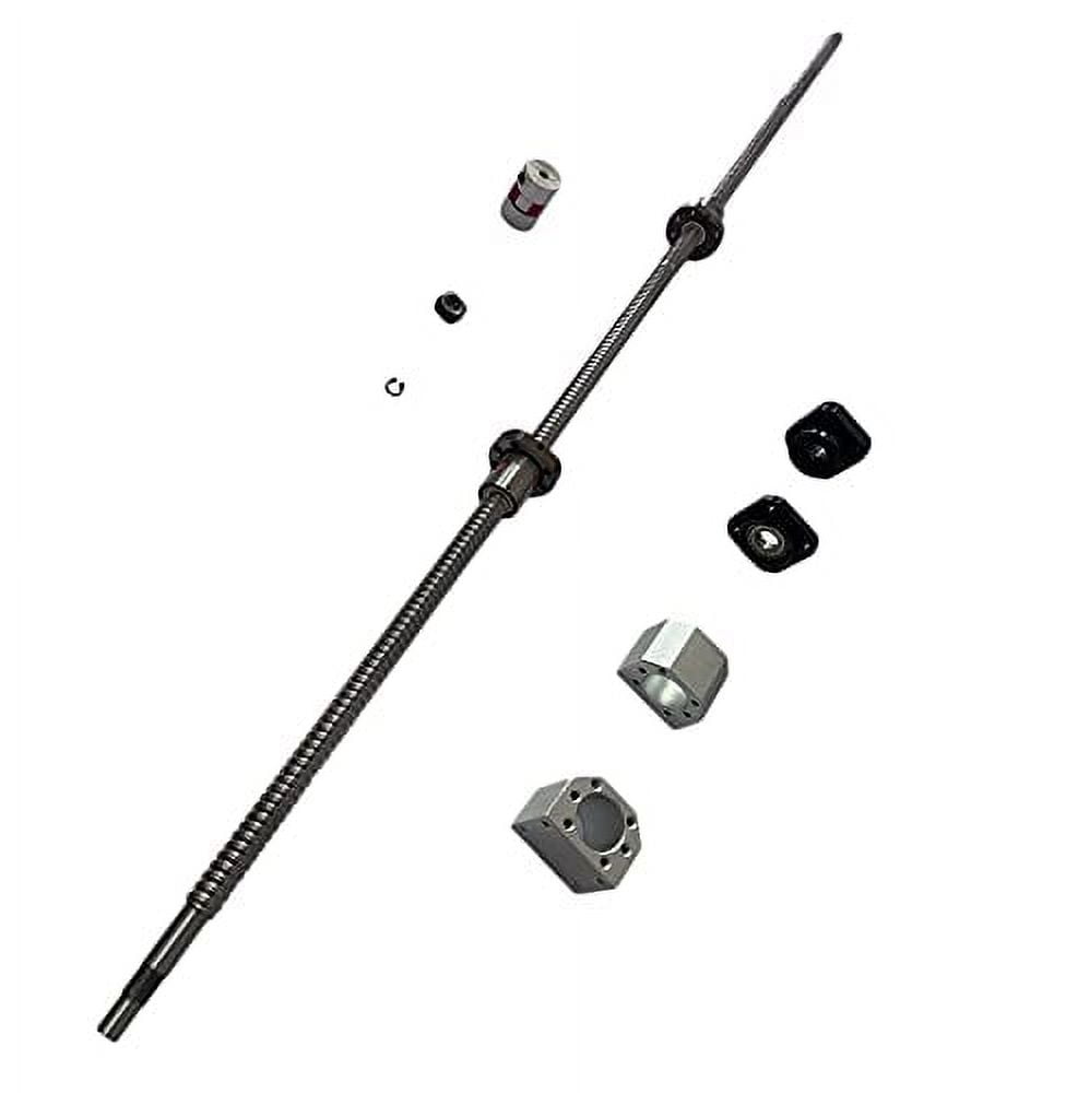 12mm Right and Left Hand Ballscrew SFU1204 RM1204 Length 11.02 inch ...