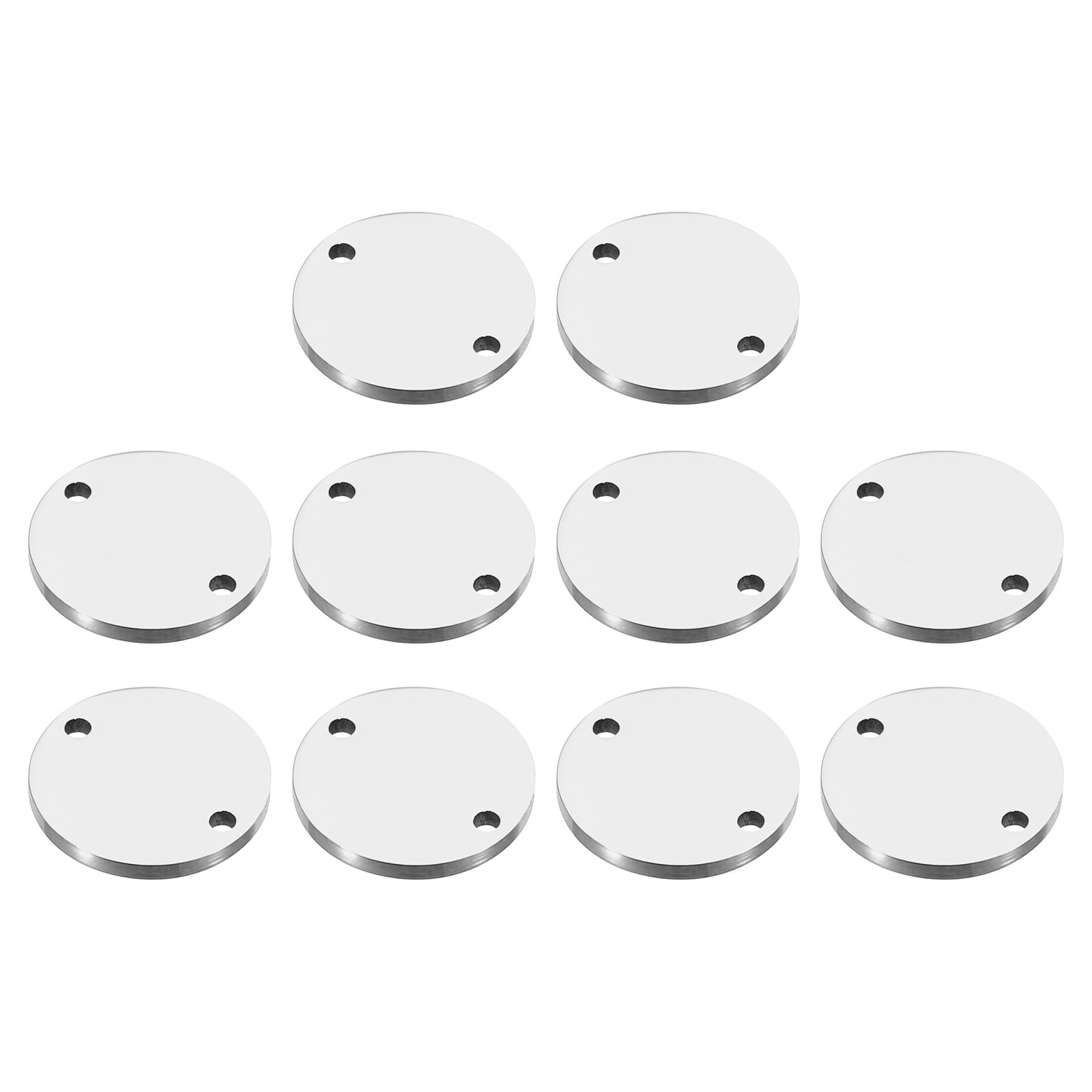 12mm Steel Disc, 10Pcs Metal Stamping Blanks Tags Circle Round Metal ...