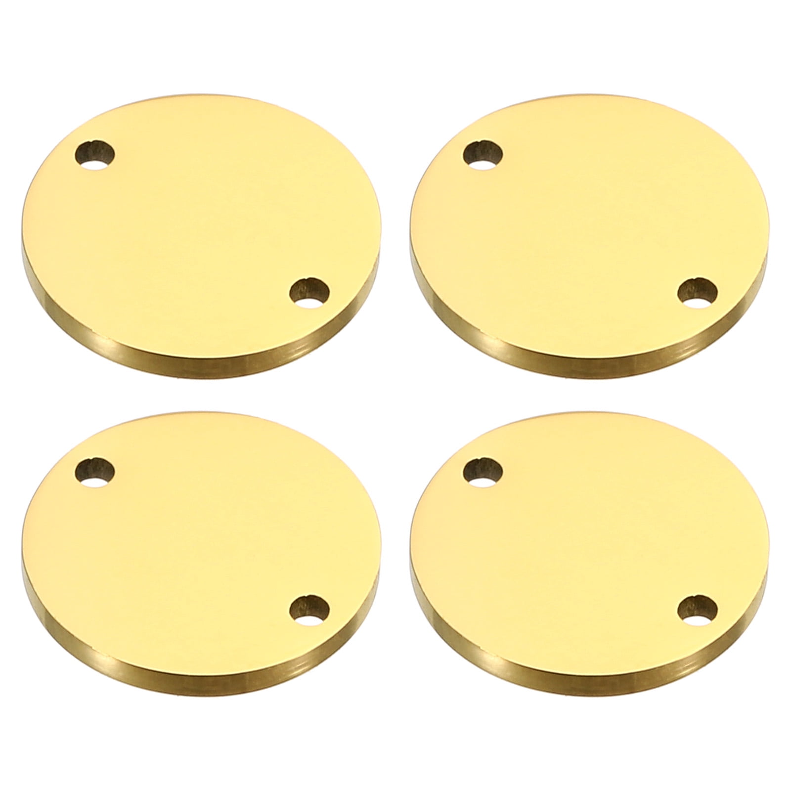 12mm Steel Disc, 4Pcs Metal Stamping Blanks Tags Circle Round Metal ...