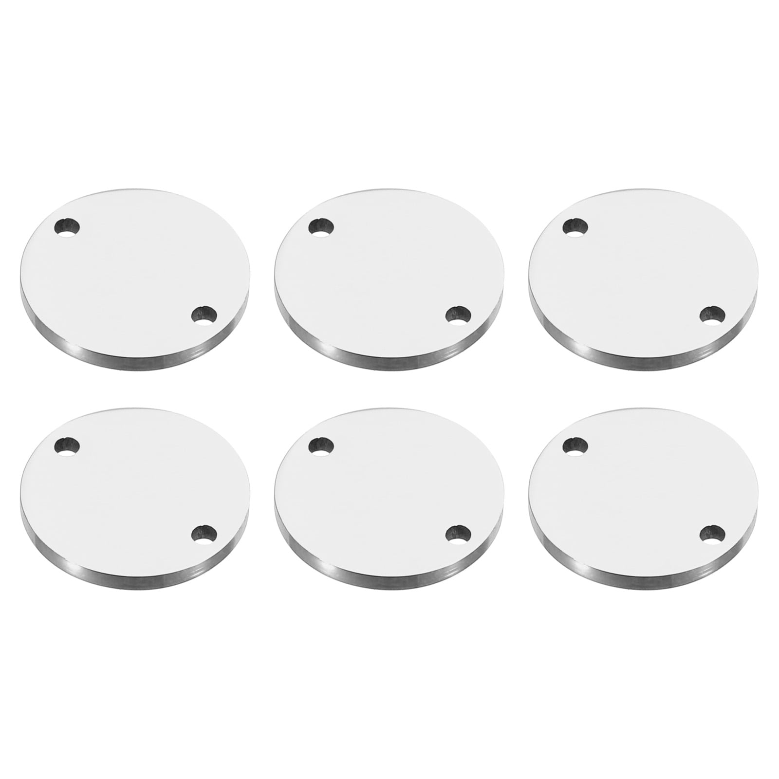 12mm Steel Disc, 6Pcs Metal Stamping Blanks Tags Circle Round Metal ...