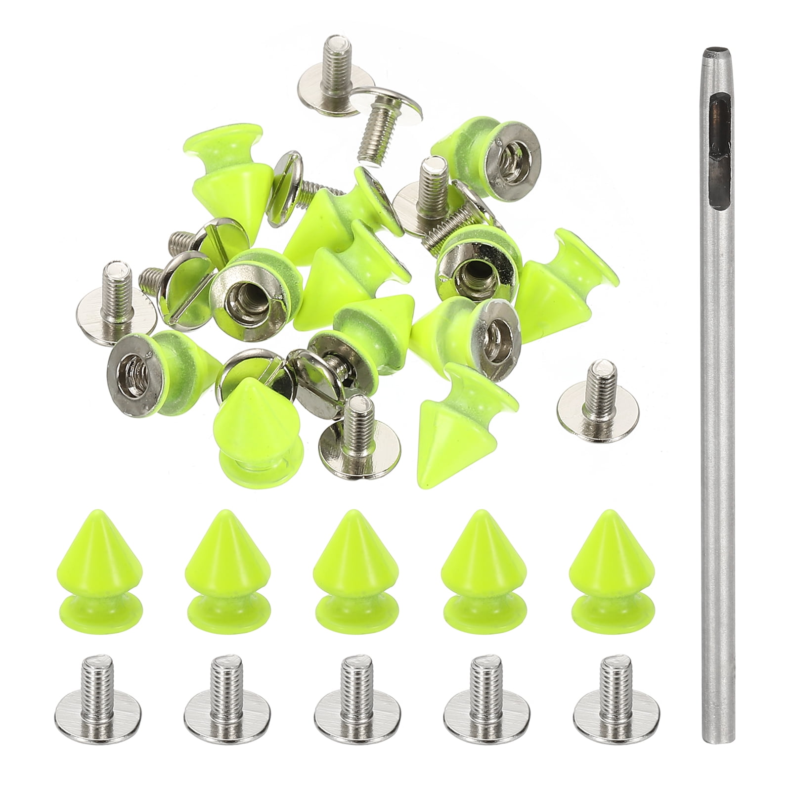 Uxcell 0.47'' Studs for Clothing 12 Sets Spikes for Clothes Studs and ...