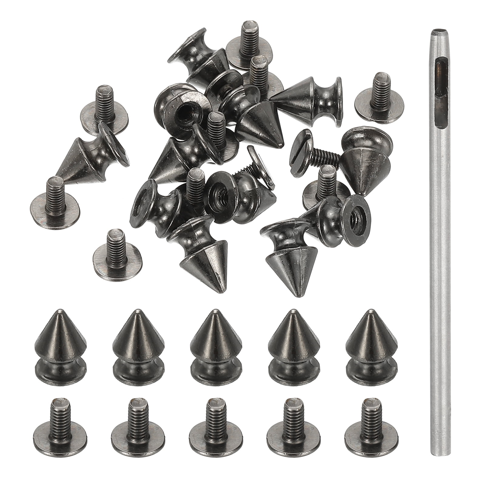 12mm Studs for Clothing, 24 Sets Spikes for Clothes Studs and Spikes ...