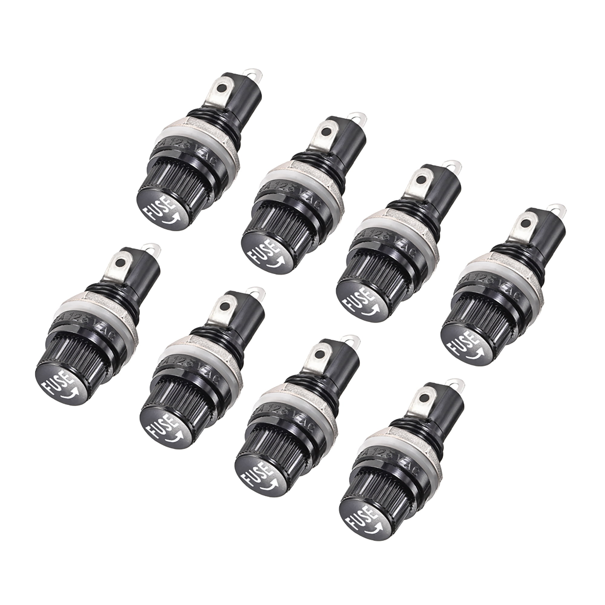 12mm Thread Screw Cap Panel Mounted 5mmx20mm Fuse Holder AC 125V/15A ...