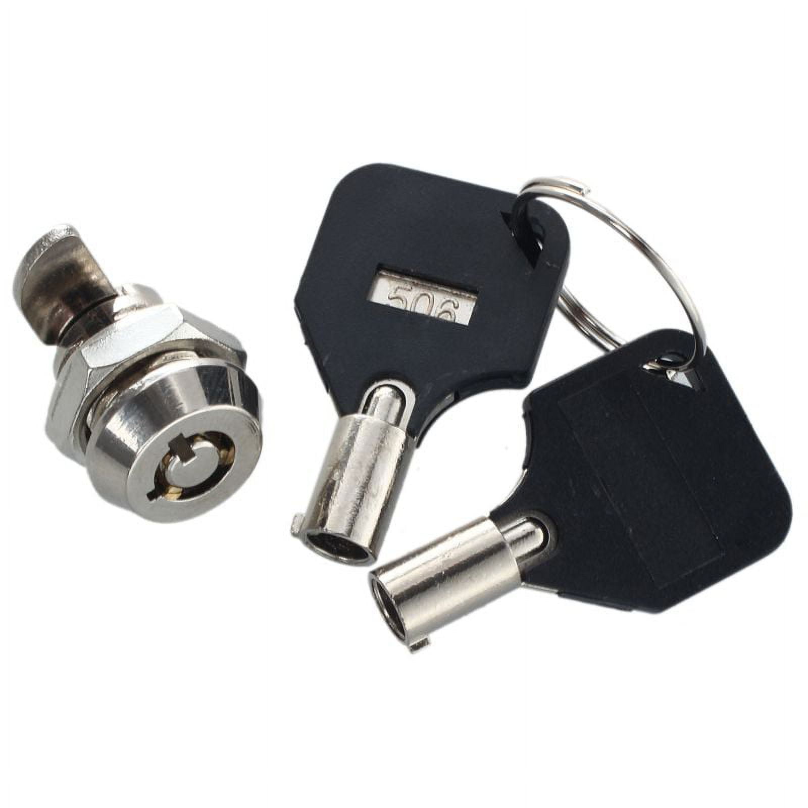 12mm Threaded Keyed Quarter Turn Cam Lock for Drawer Box Locker ...