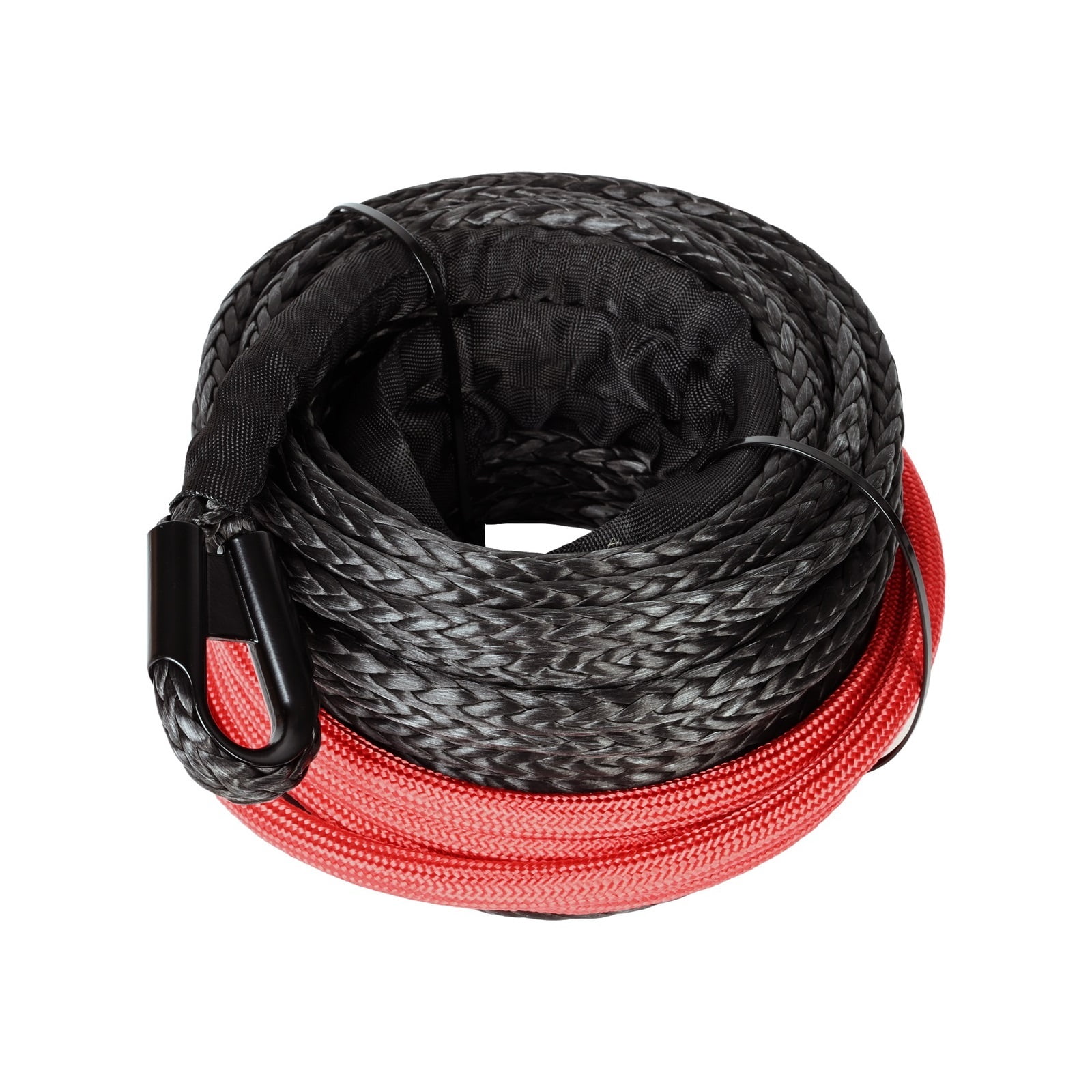 12mm X 25m Synthetic Winch Rope With Protective Sleeve - 28600 LBs ...