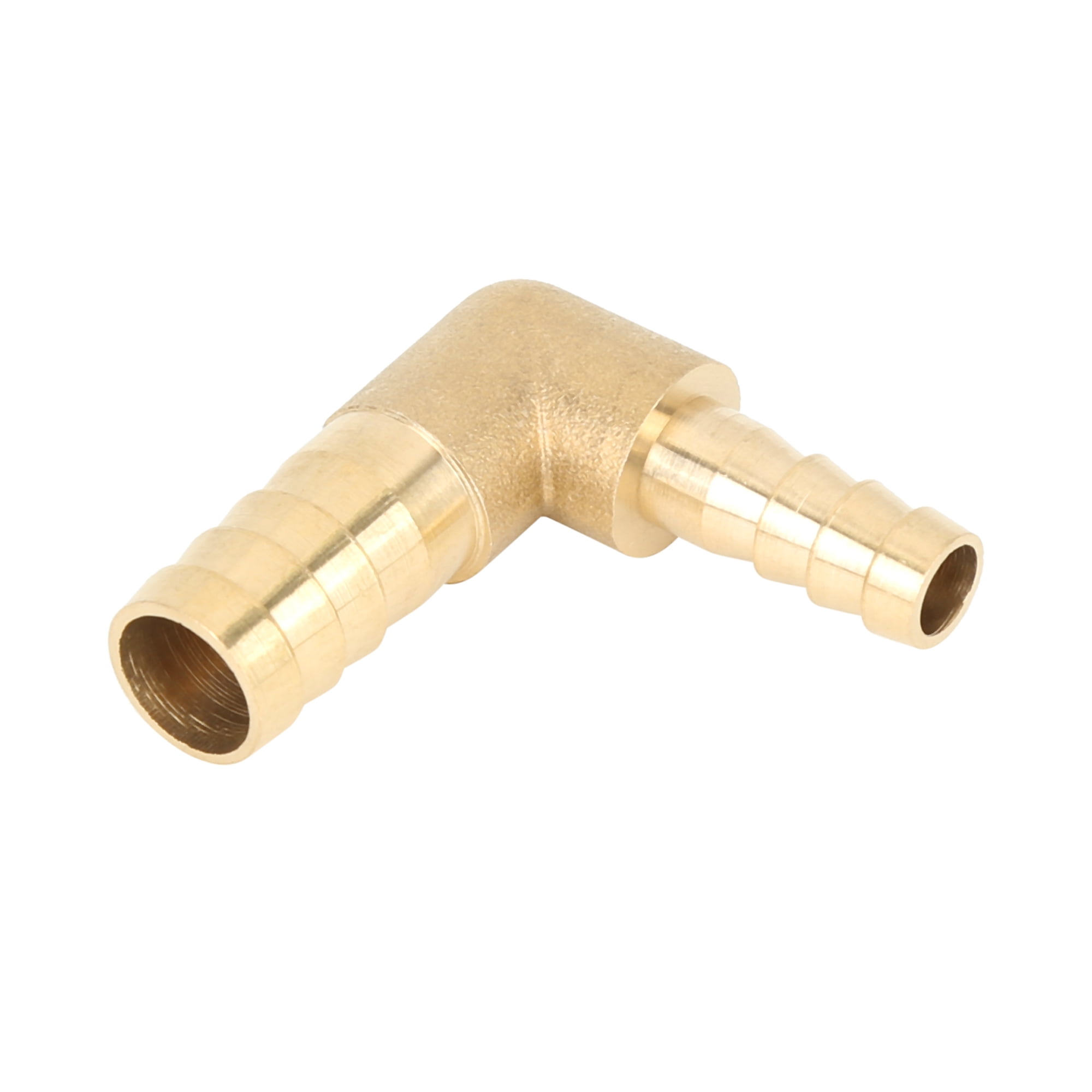 12mm to 8mm Car Brass Barb Hose 90 Degree L Shape Reducer Splicer ...