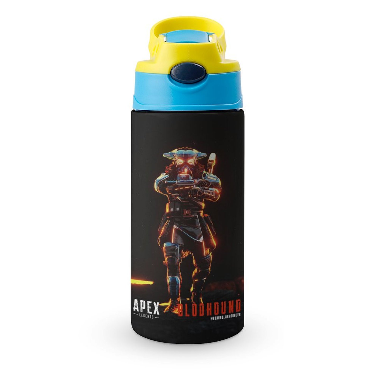 12oz Apex Legends Water Bottle with Straw Lid Insulated Cartoon ...