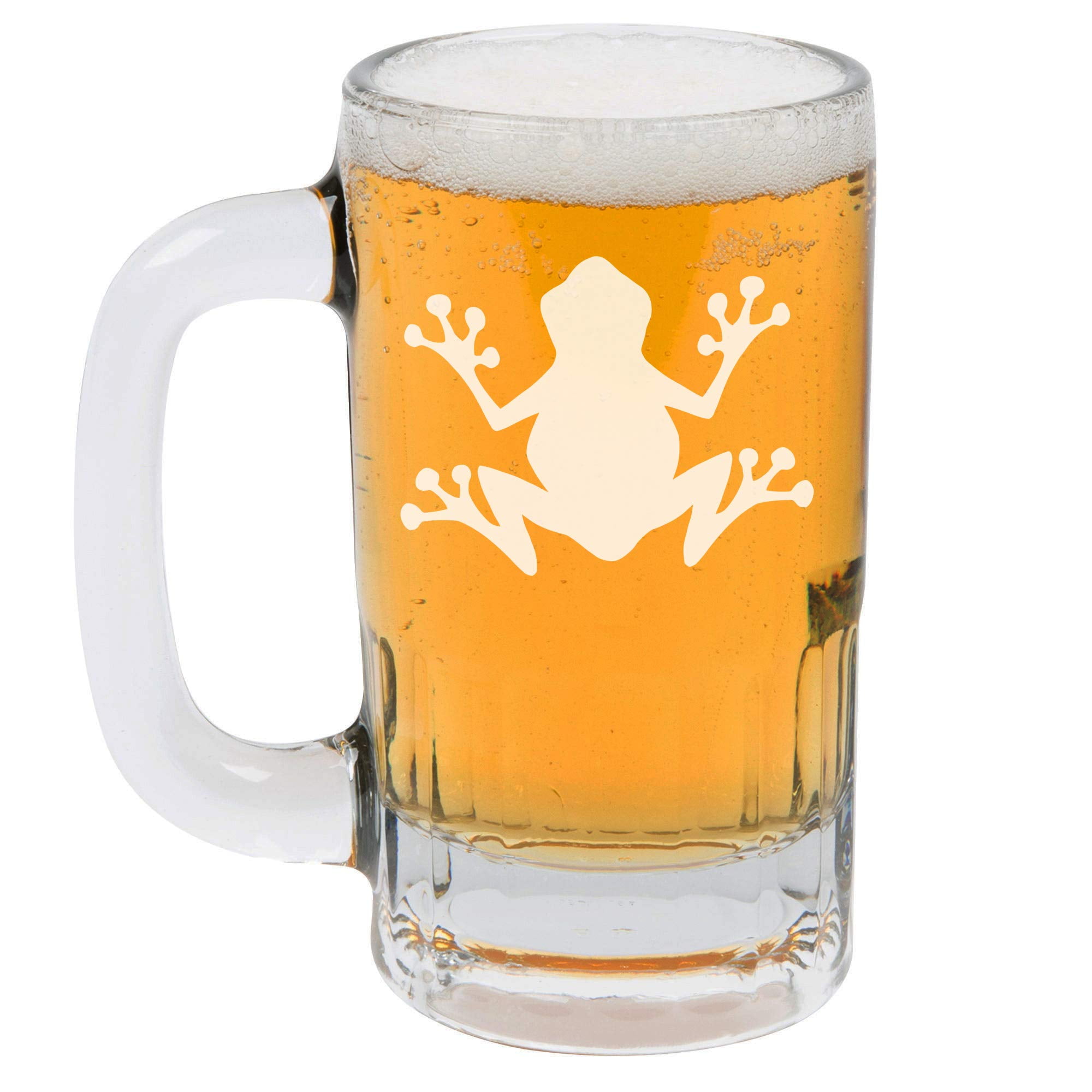 12oz Beer Mug Stein Glass Frog - Walmart.com