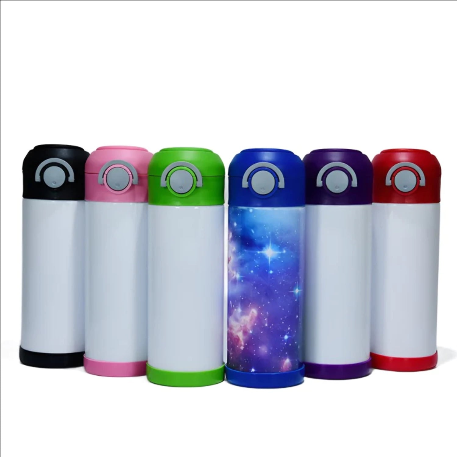 12oz Blank Sublimation Sippy Cup Straight Stainless Drinking Tumbler ...