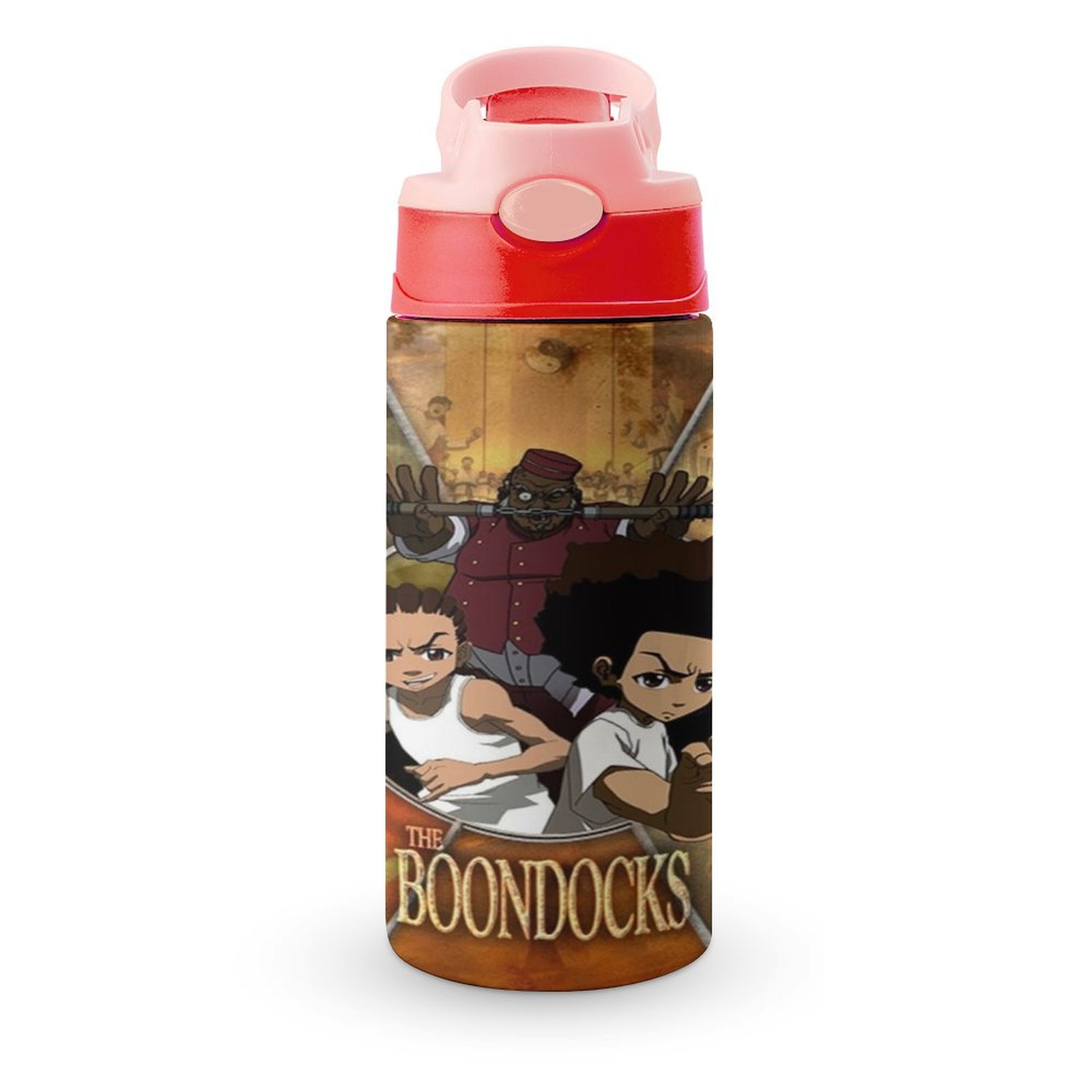 12oz Boondoc-k Water Bottle with Straw Lid Insulated Cartoon Stainless ...