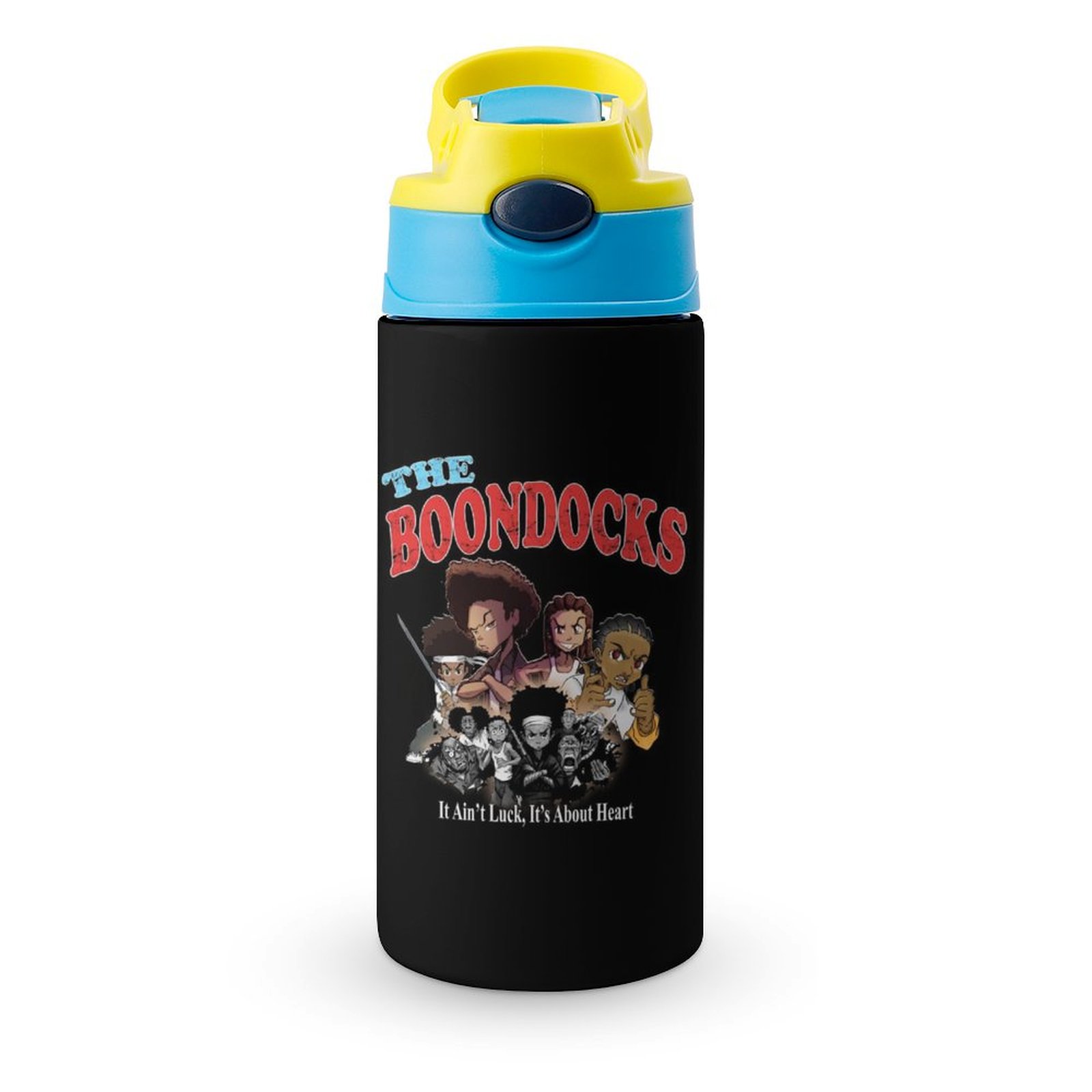 12oz Boondoc-k Water Bottle with Straw Lid Insulated Cartoon Stainless ...