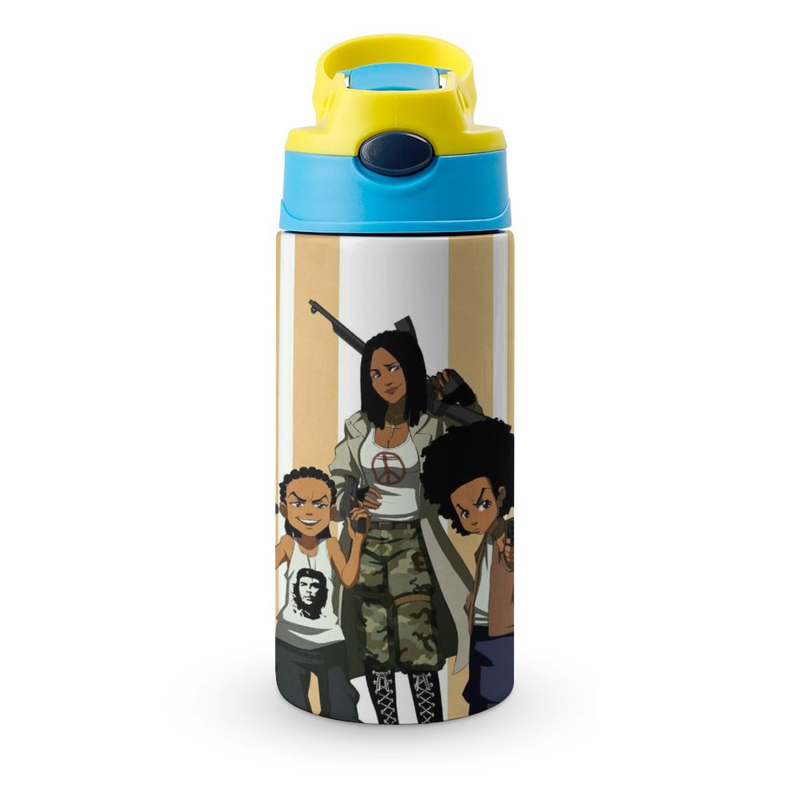 12oz Boondoc-k Water Bottle with Straw Lid Insulated Cartoon Stainless ...