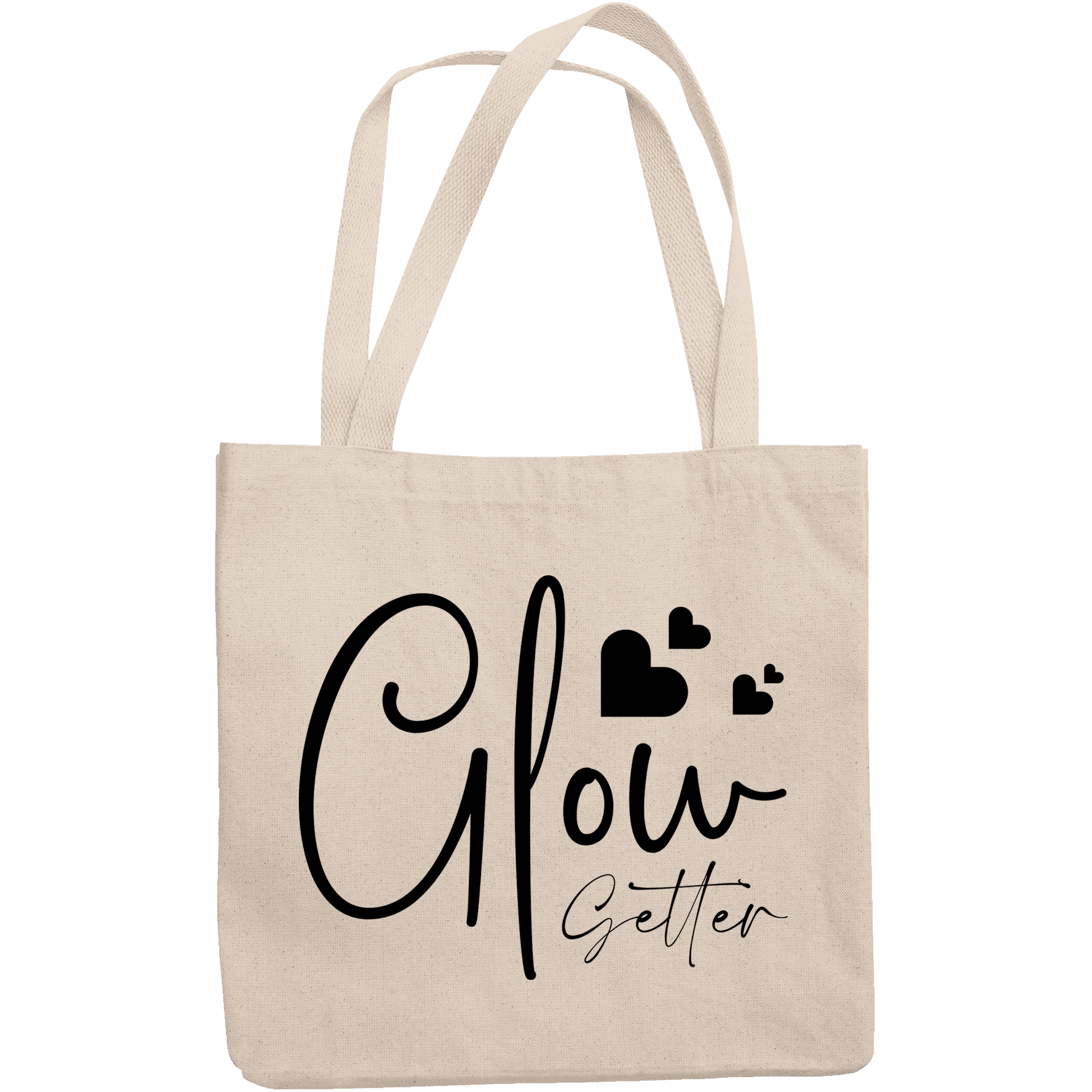 12oz Canvas Tote Bag - Glow Getter, Name for a Busy but Beautiful ...