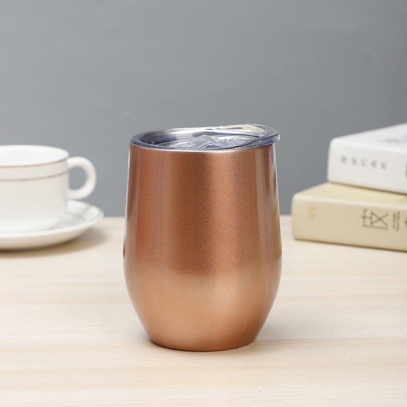 12oz Coffee Mug Vacuum Insulated Camping Mug with Sliding Lid with ...