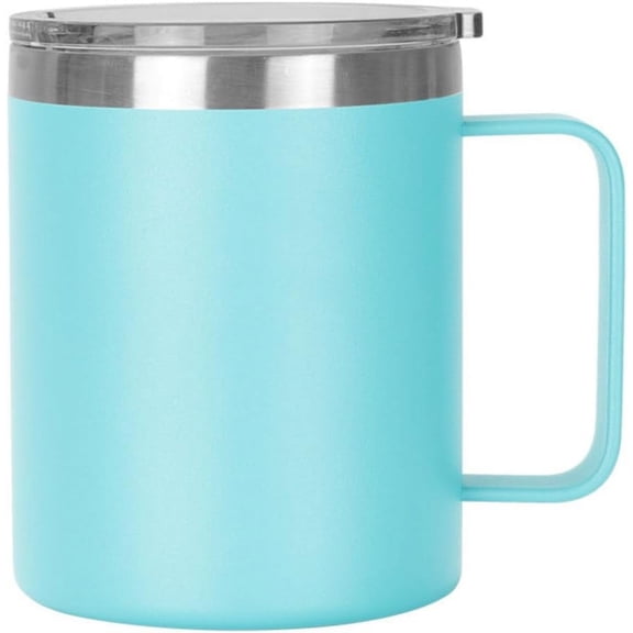 Double Wall Glass Coffee Mug with Handle Insulated Borosilicate ...
