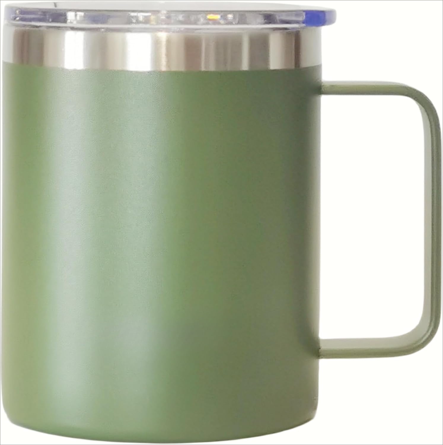12oz Coffee Mug With Handle, Double Wall Stainless Steel Insulated ...