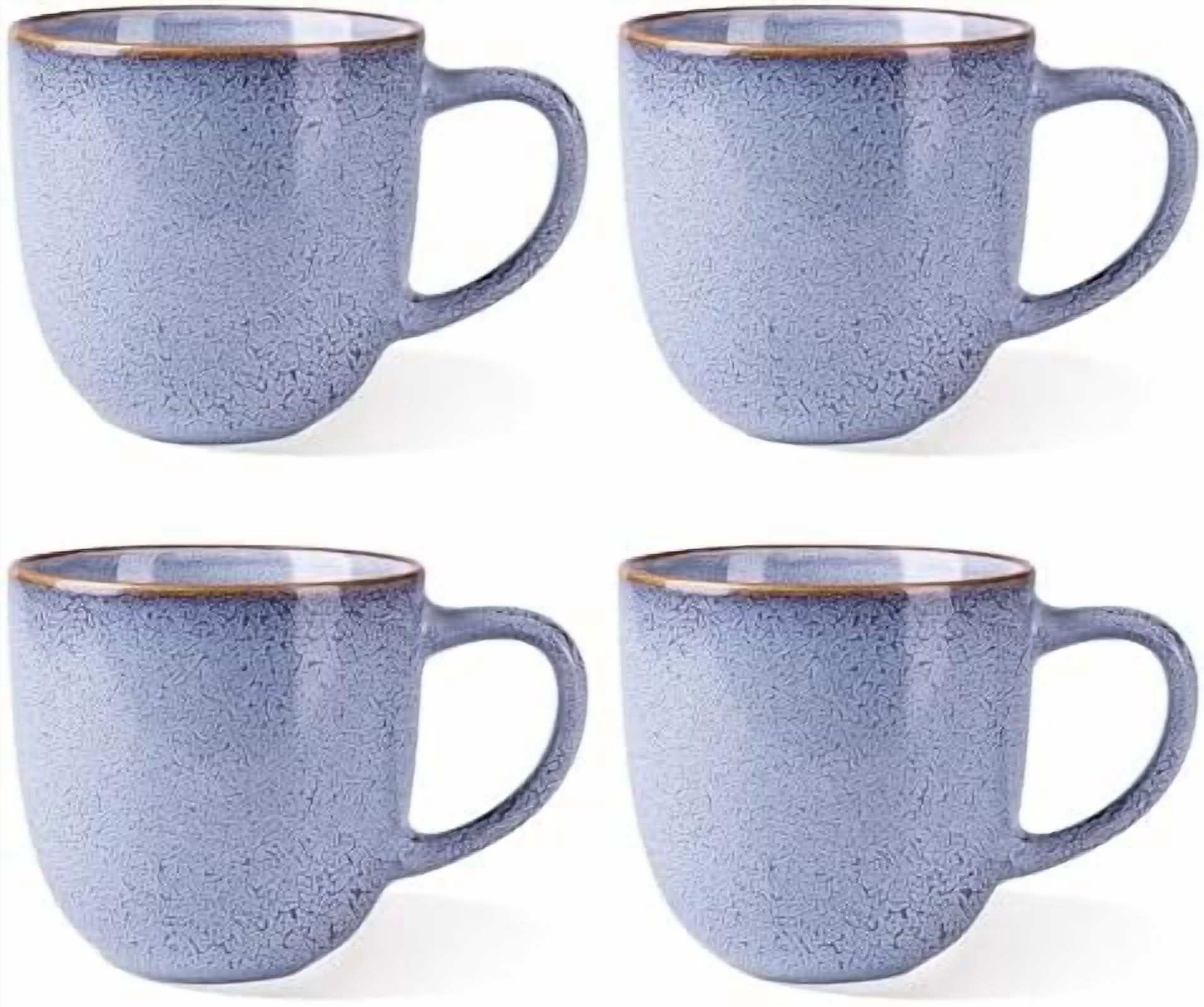 12oz Coffee Mugs, Ceramic Coffee Mugs set of 4 for Man, Woman, Dad, Mom ...