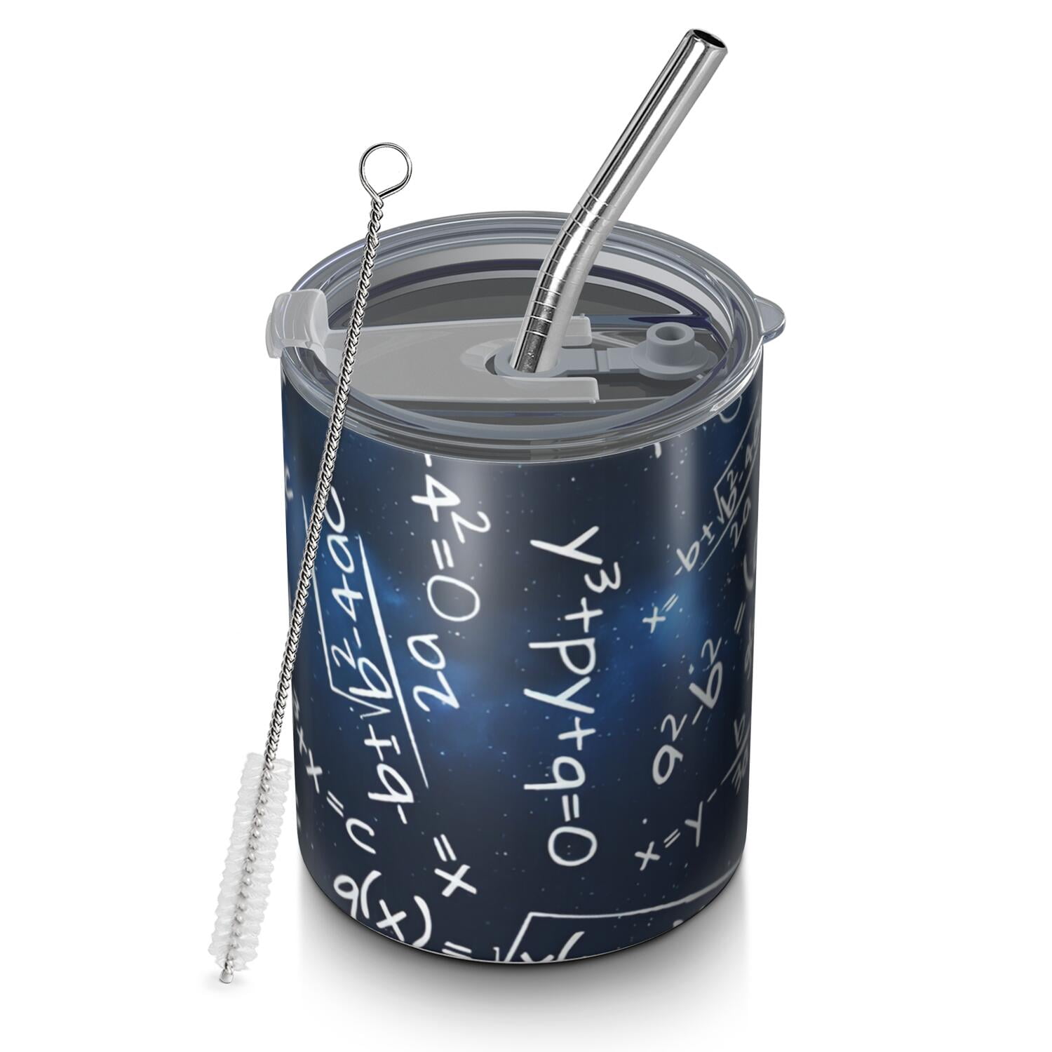 12oz Coffee Tumblers Math Equations Algebra Formulas Blue Pattern ...