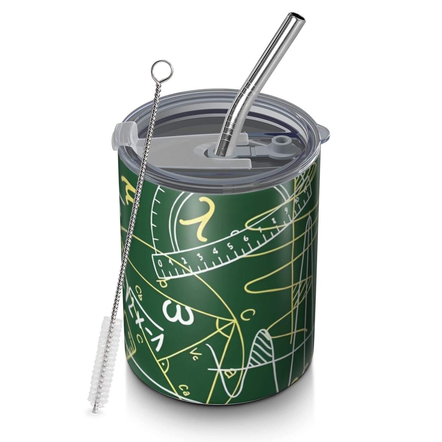 12oz Coffee Tumblers Math Equations Quantum Formulas Black Pattern ...